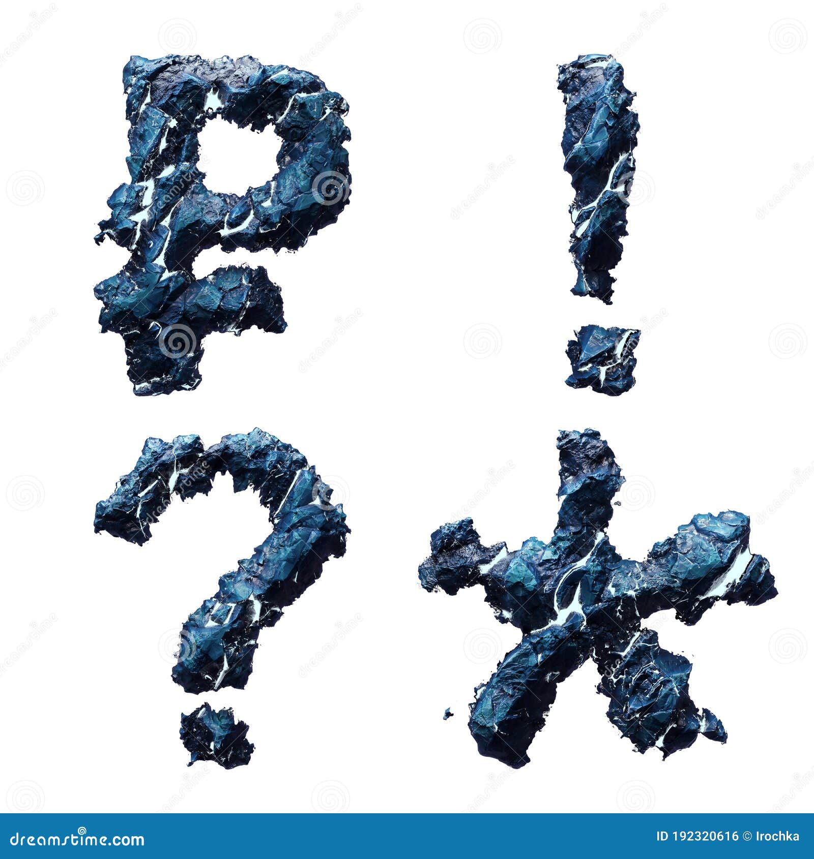 Asterisk, Exclamation Mark And Question Mark Cartoon Vector ...