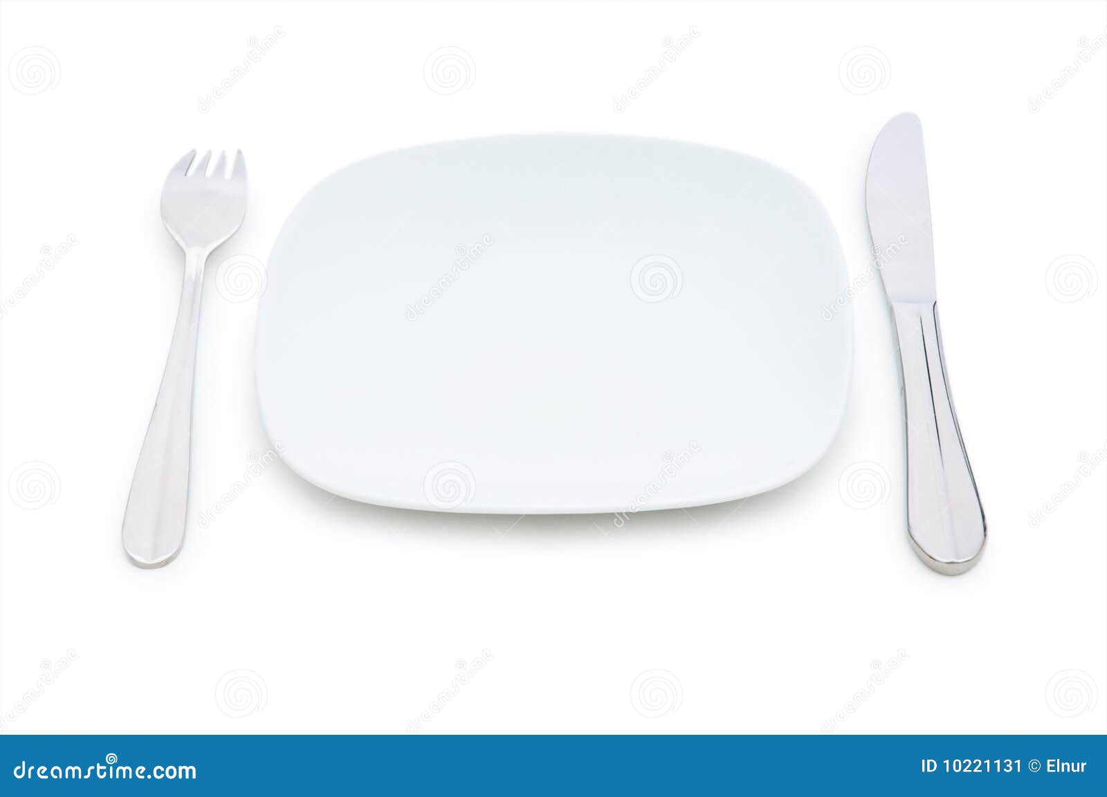 Set of Table Utensils Isolated Stock Image - Image of china, close ...