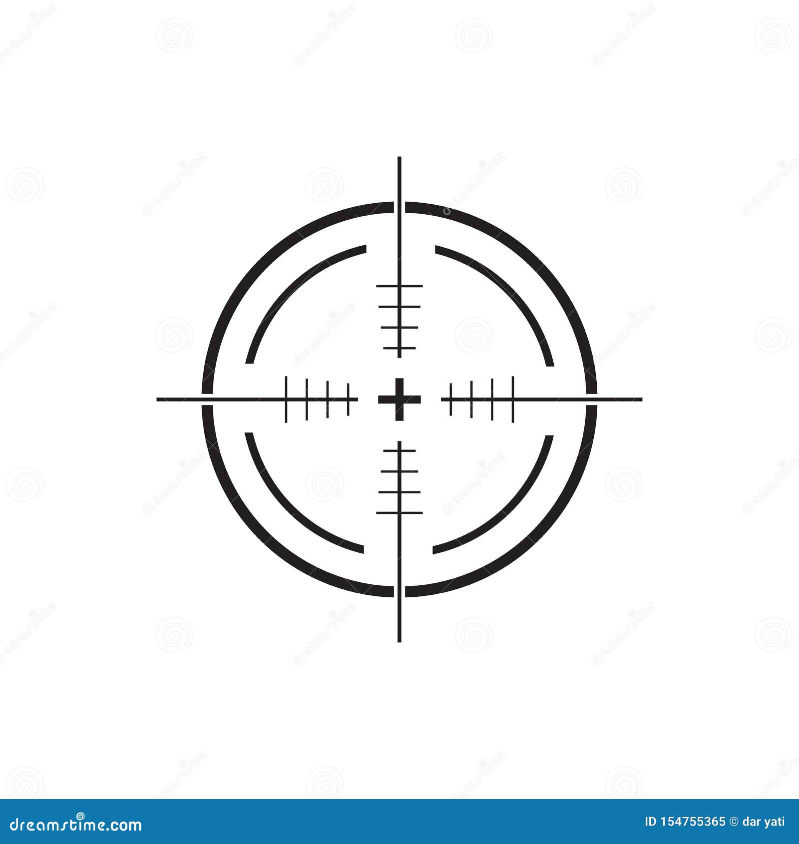 Set of target icon stock vector. Illustration of objective - 154755365