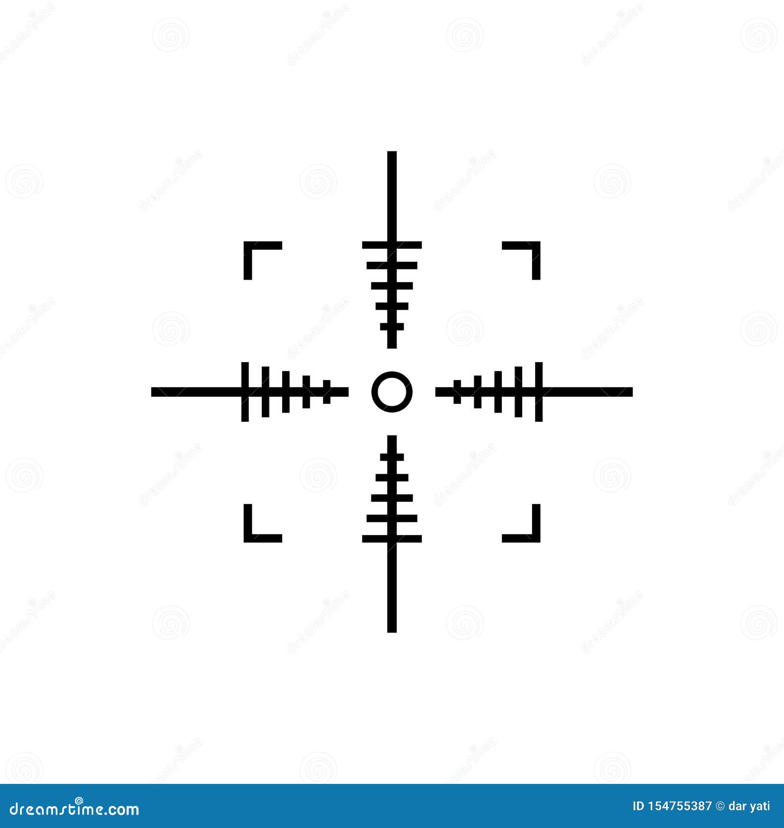 Set of target icon stock vector. Illustration of buyer - 154755387