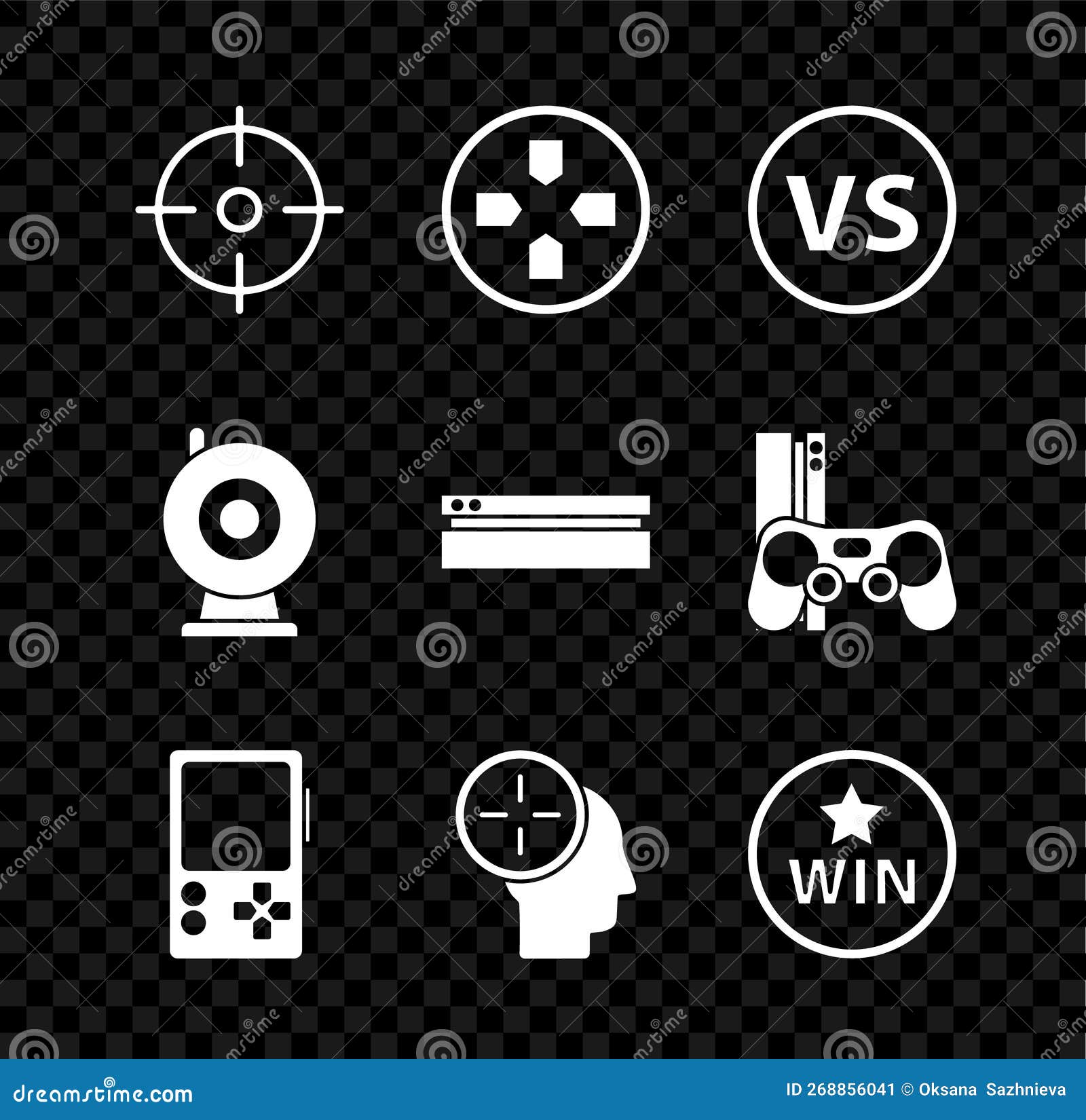Set Target Sport, Gamepad, VS Versus Battle, Portable Video Game ... Set Target Sport, Gamepad, VS Versus Battle, Portable Video Game ...