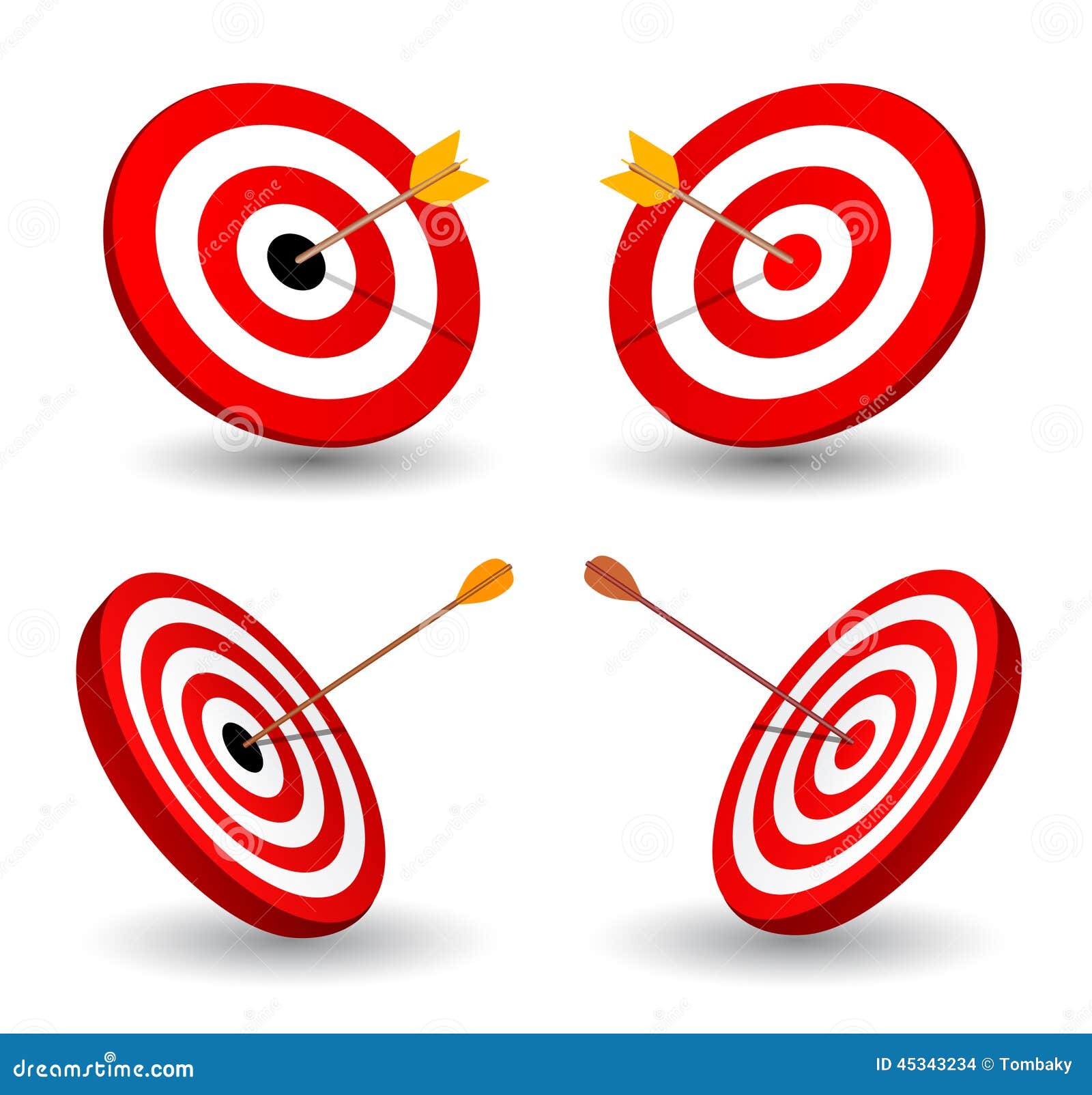 Target Symbol. Vector Illustration | CartoonDealer.com #6092222
