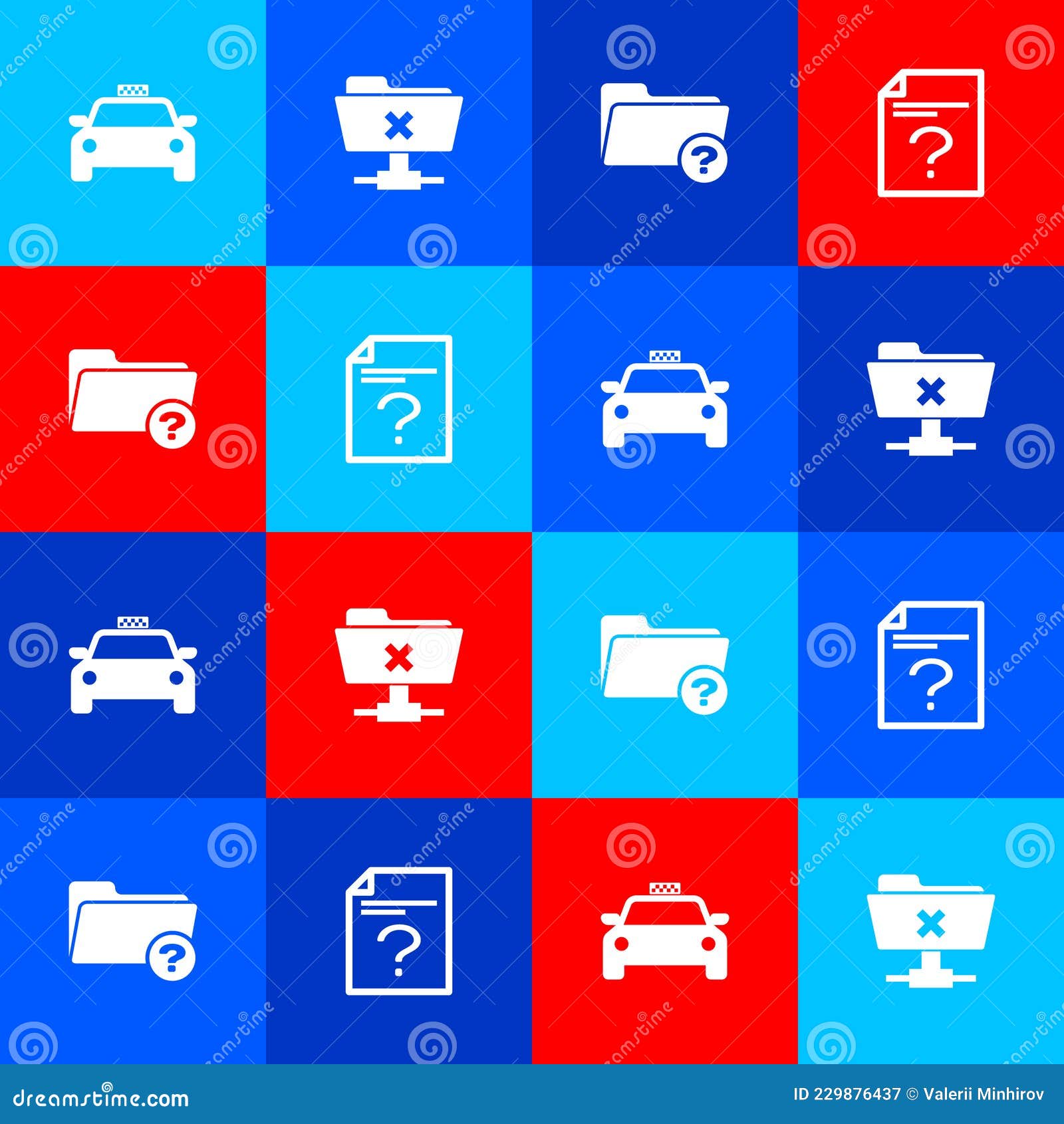 Set Taxi Car, FTP Cancel Operation, Unknown Directory and Document Icon ... Set Taxi Car, FTP Cancel Operation, Unknown Directory and Document Icon ...