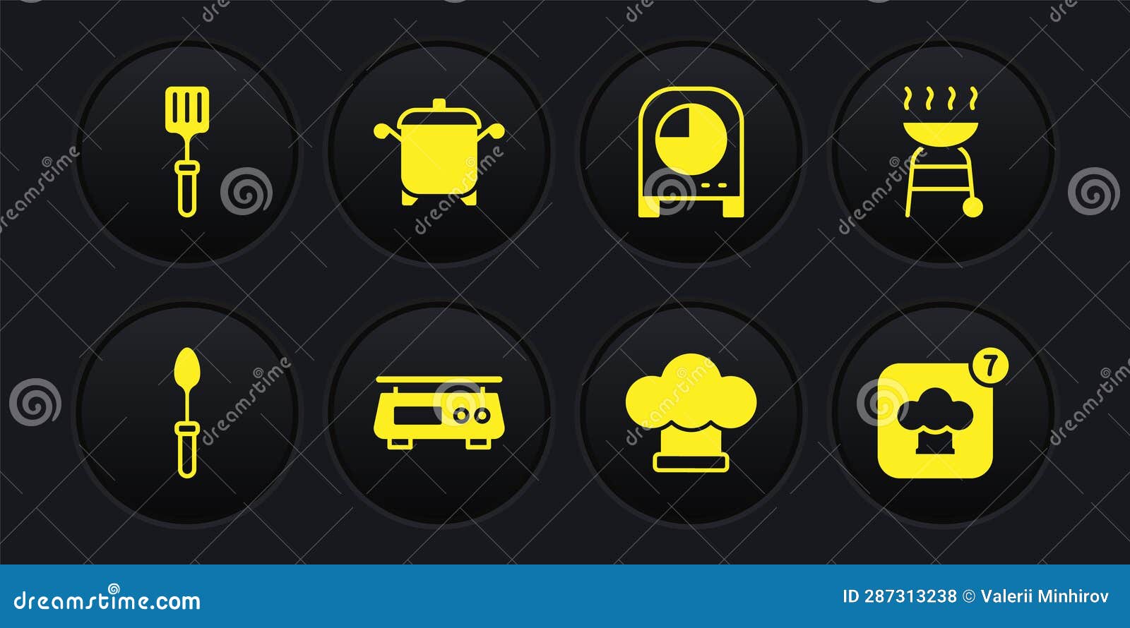 Set Teaspoon, Barbecue Grill, Electronic Scales, Chef Hat, Kitchen ...