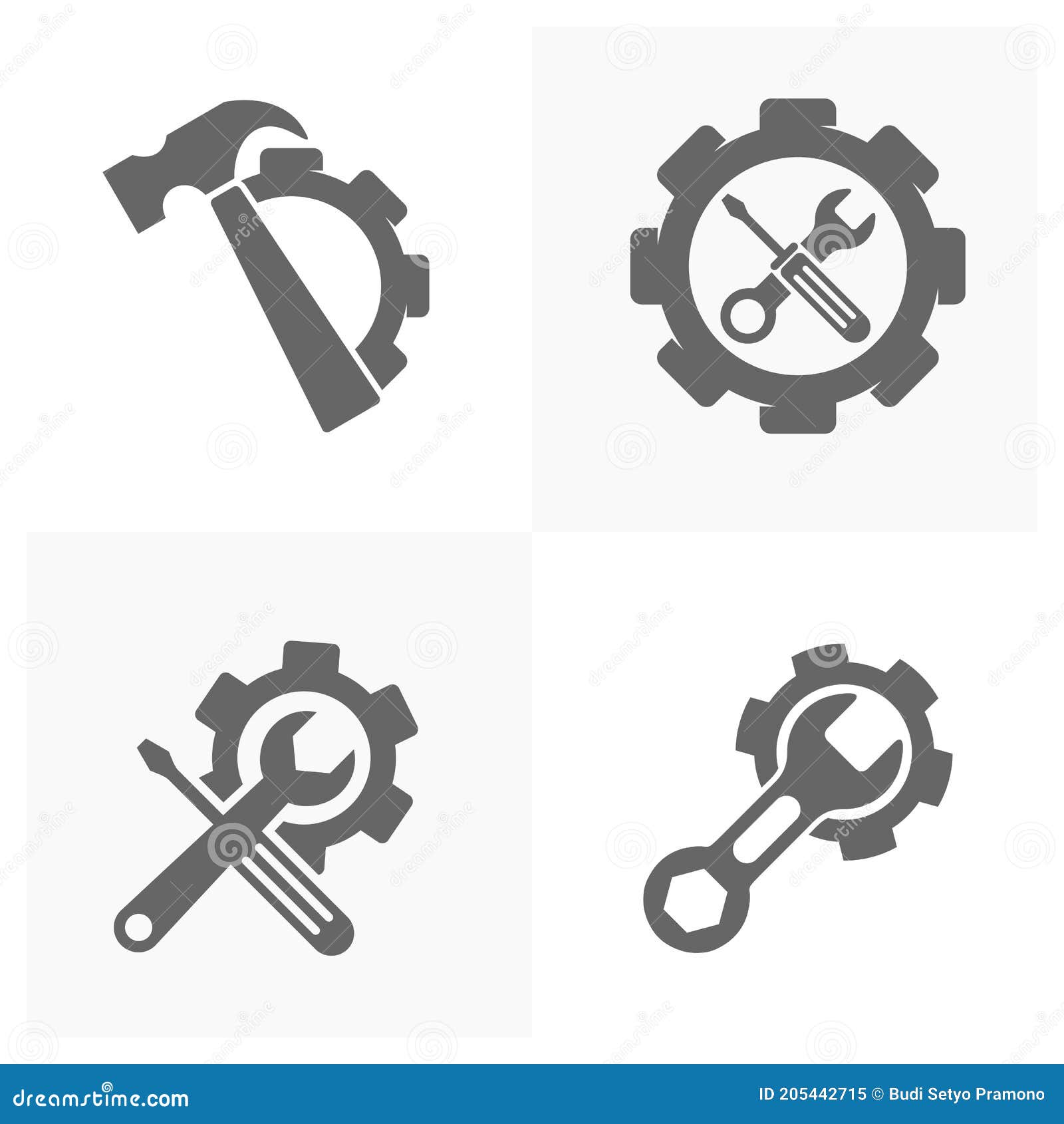 Set of Technical Icon Vector, Engineering Simple Icon Template ...