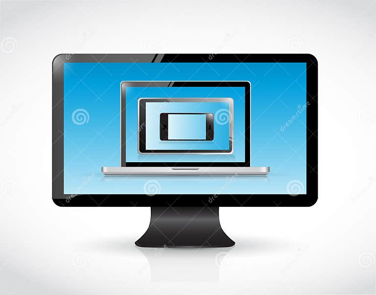 Set of Technology Tools and Equipment Stock Illustration - Illustration ...