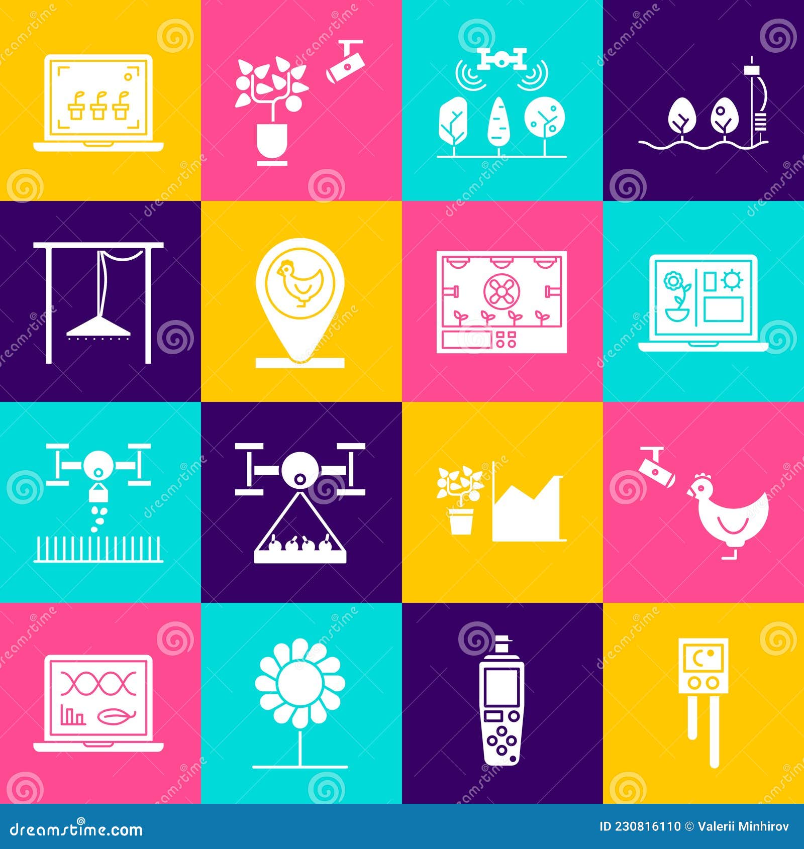 Set Temperature And Humidity Sensor, Chicken Farm Camera, Smart Farming ...