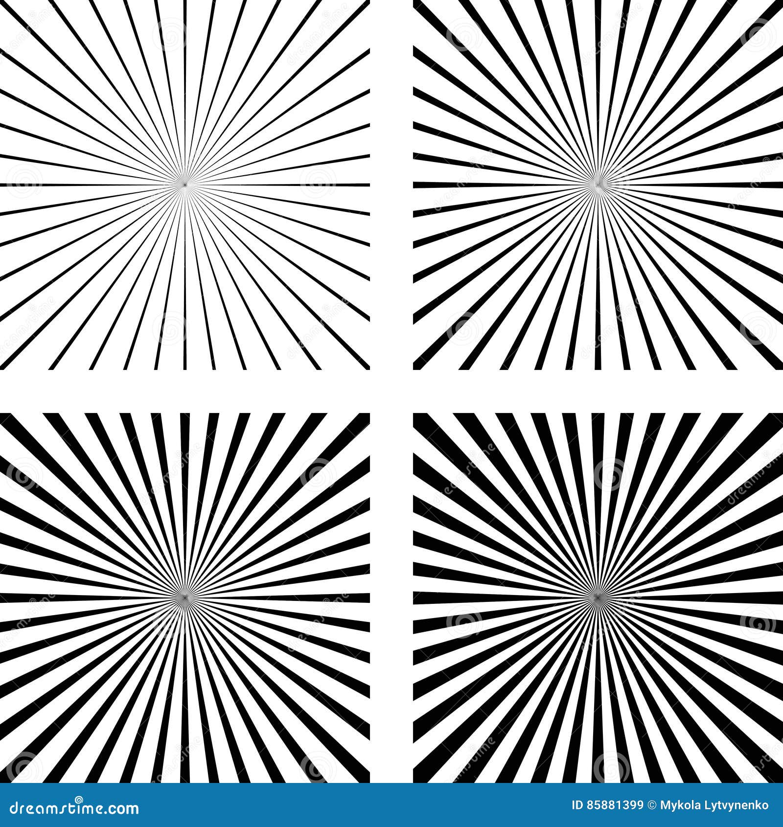 Sunlight Rays Vector