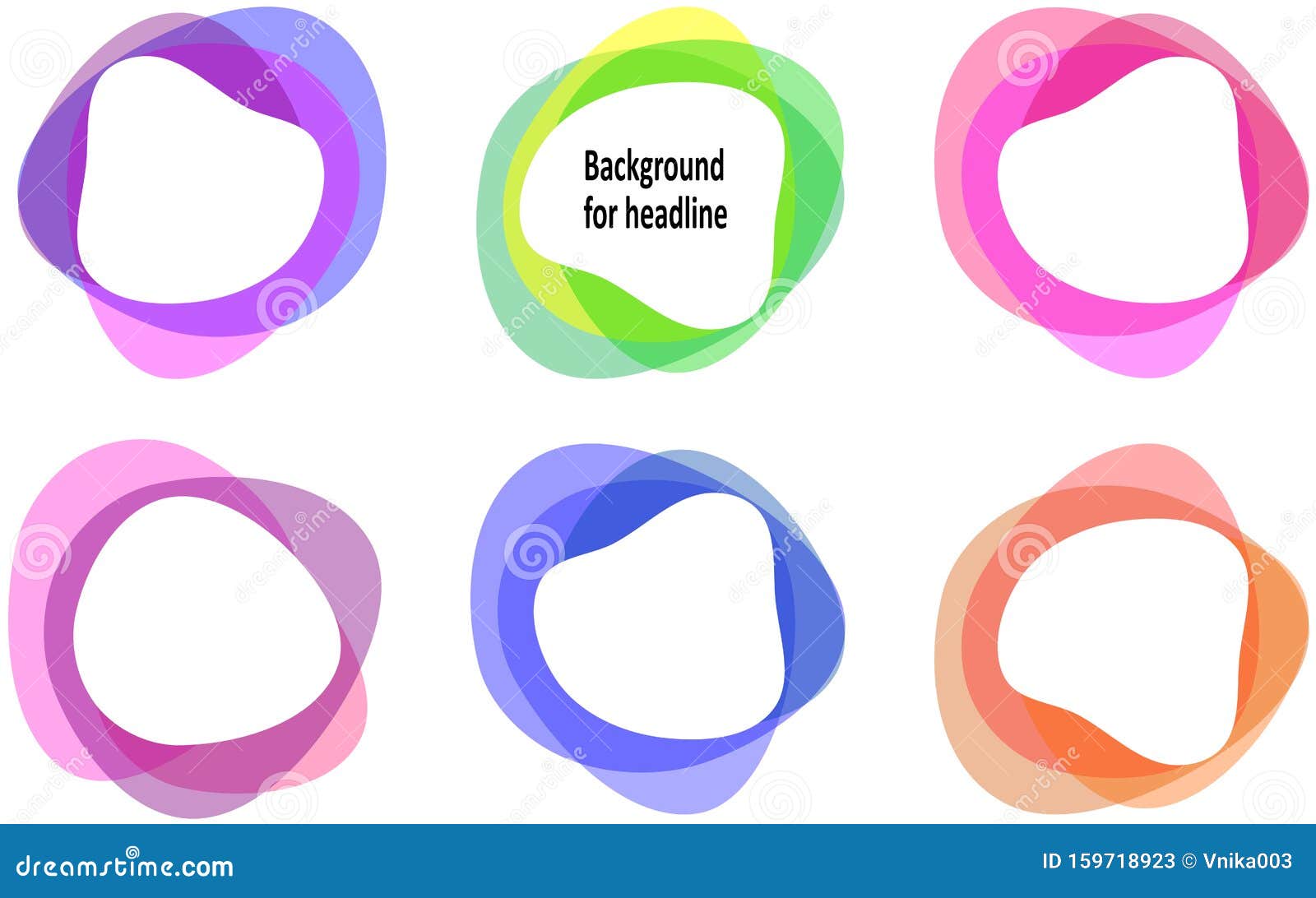 Set of Templates, Abstract Background for Headlines Stock Image ...