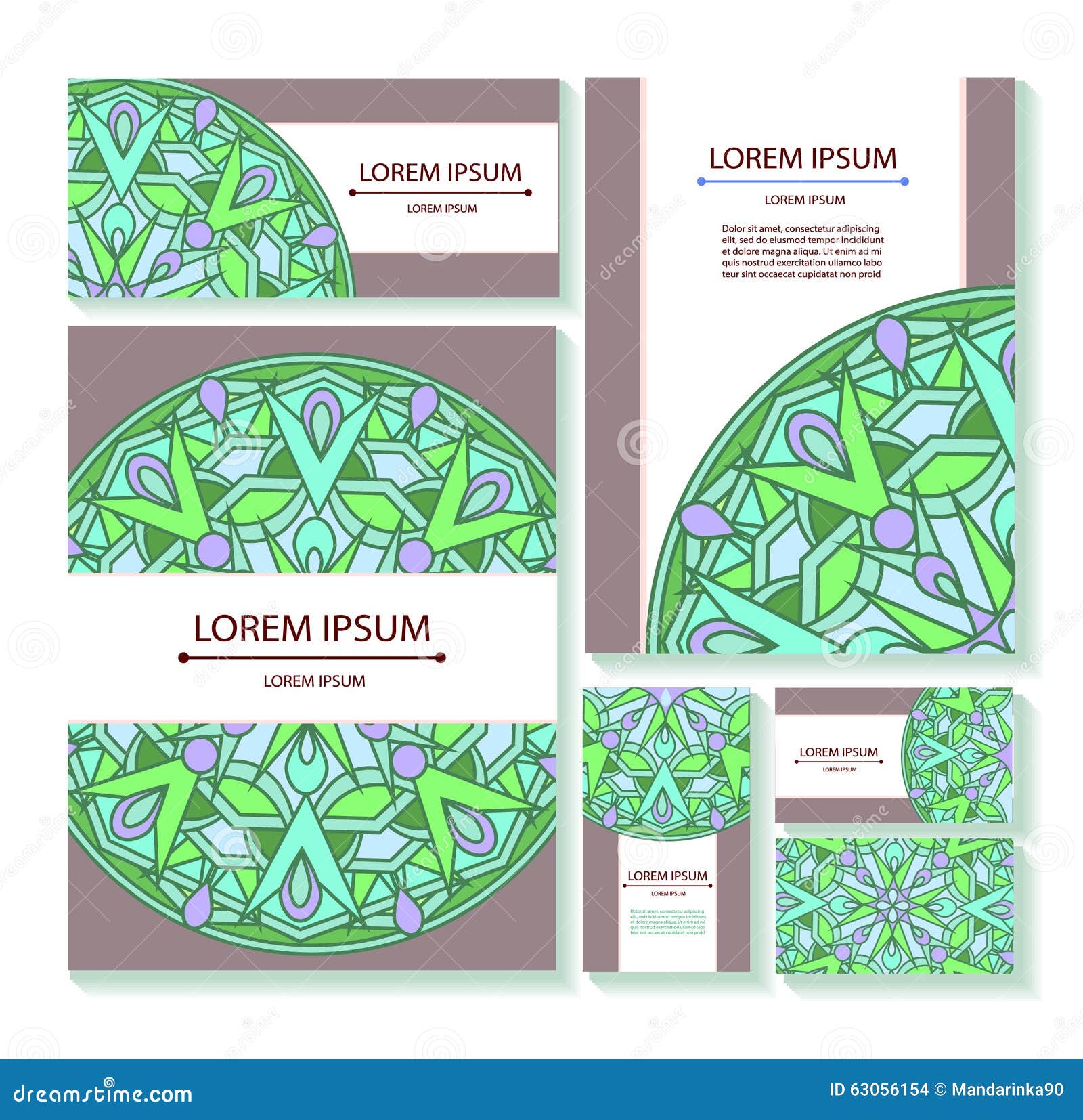 Circular Patterns Cartoon Vector | CartoonDealer.com #40873523