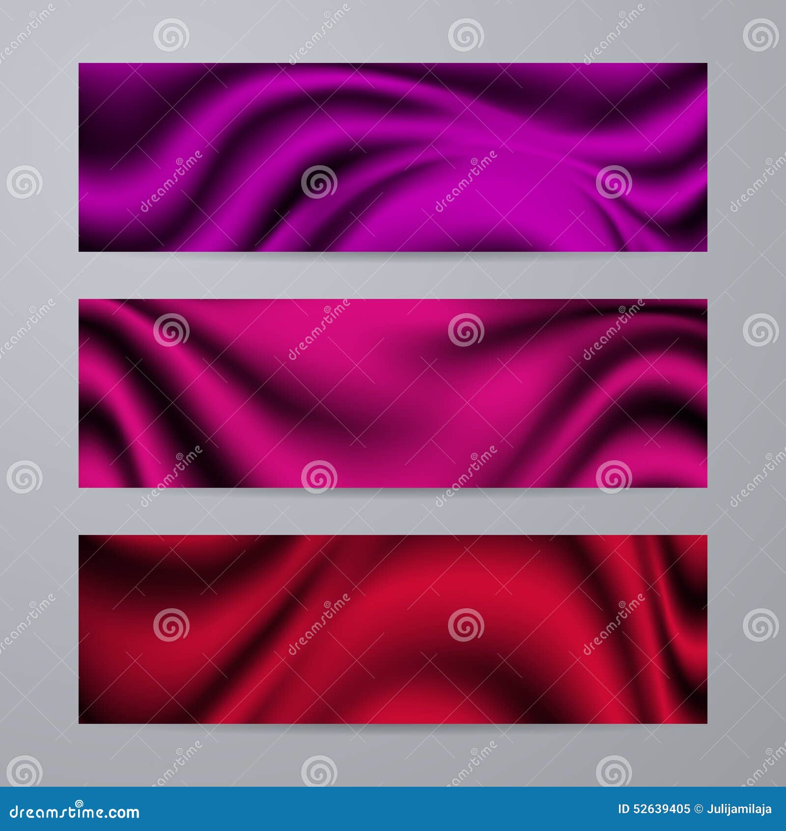 Set of Templates for Design Banners Stock Vector - Illustration of ...