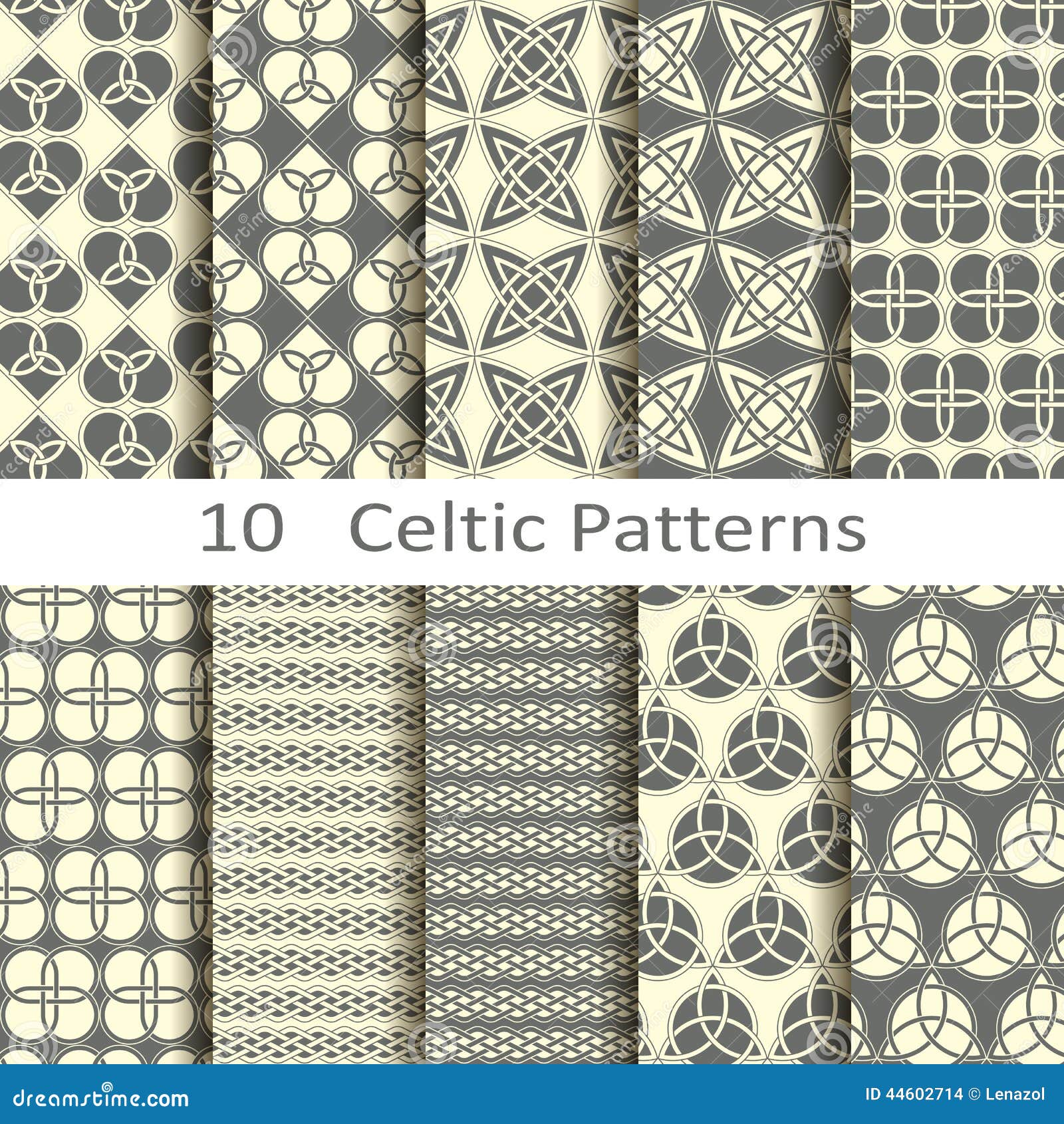 Celtic Patterns Set Vector Illustration | CartoonDealer.com #35814074