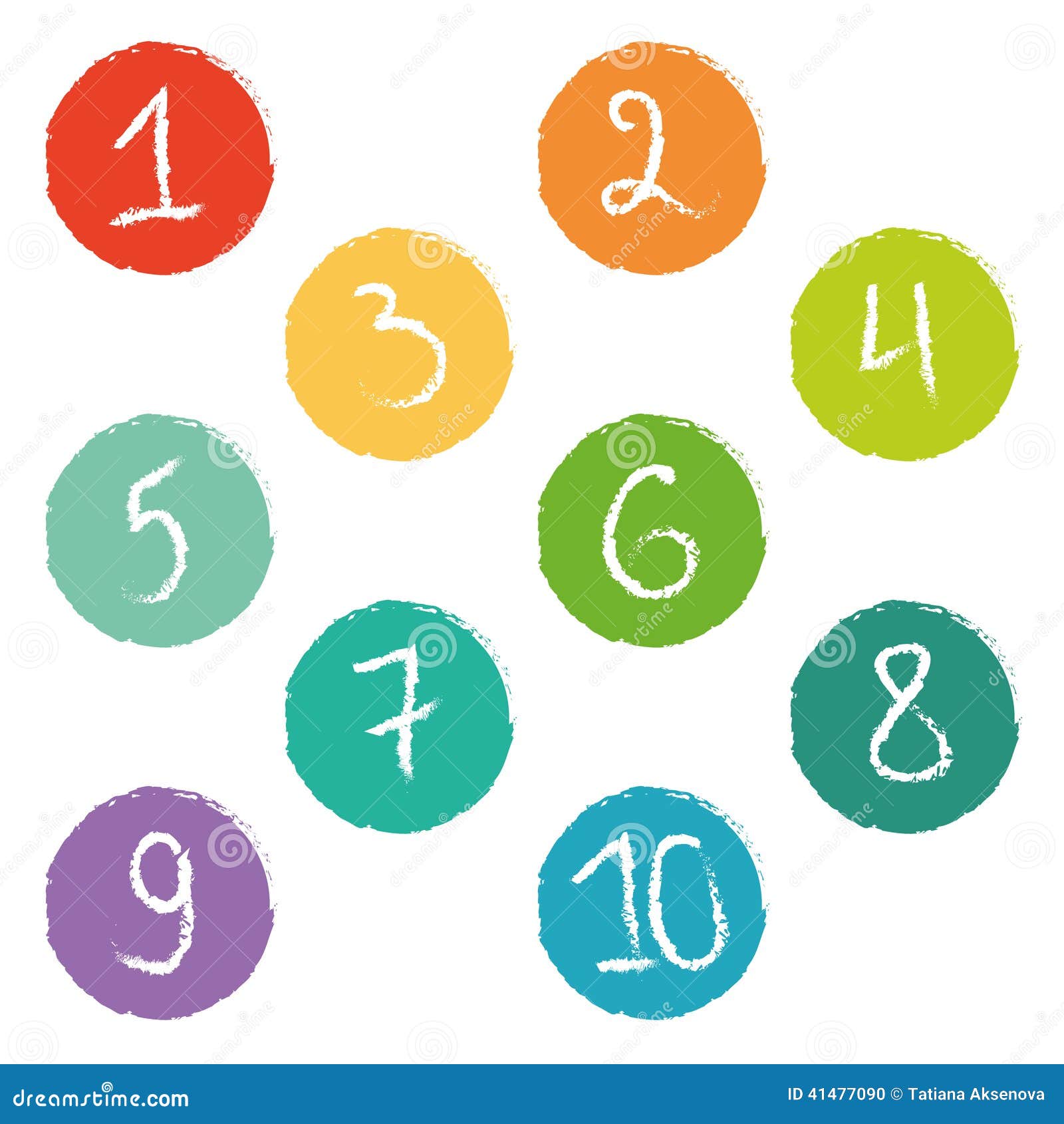 Set of Ten Colorful Numerical Circles Stock Vector - Illustration of ... Set of Ten Colorful Numerical Circles Stock Vector - Illustration of ...