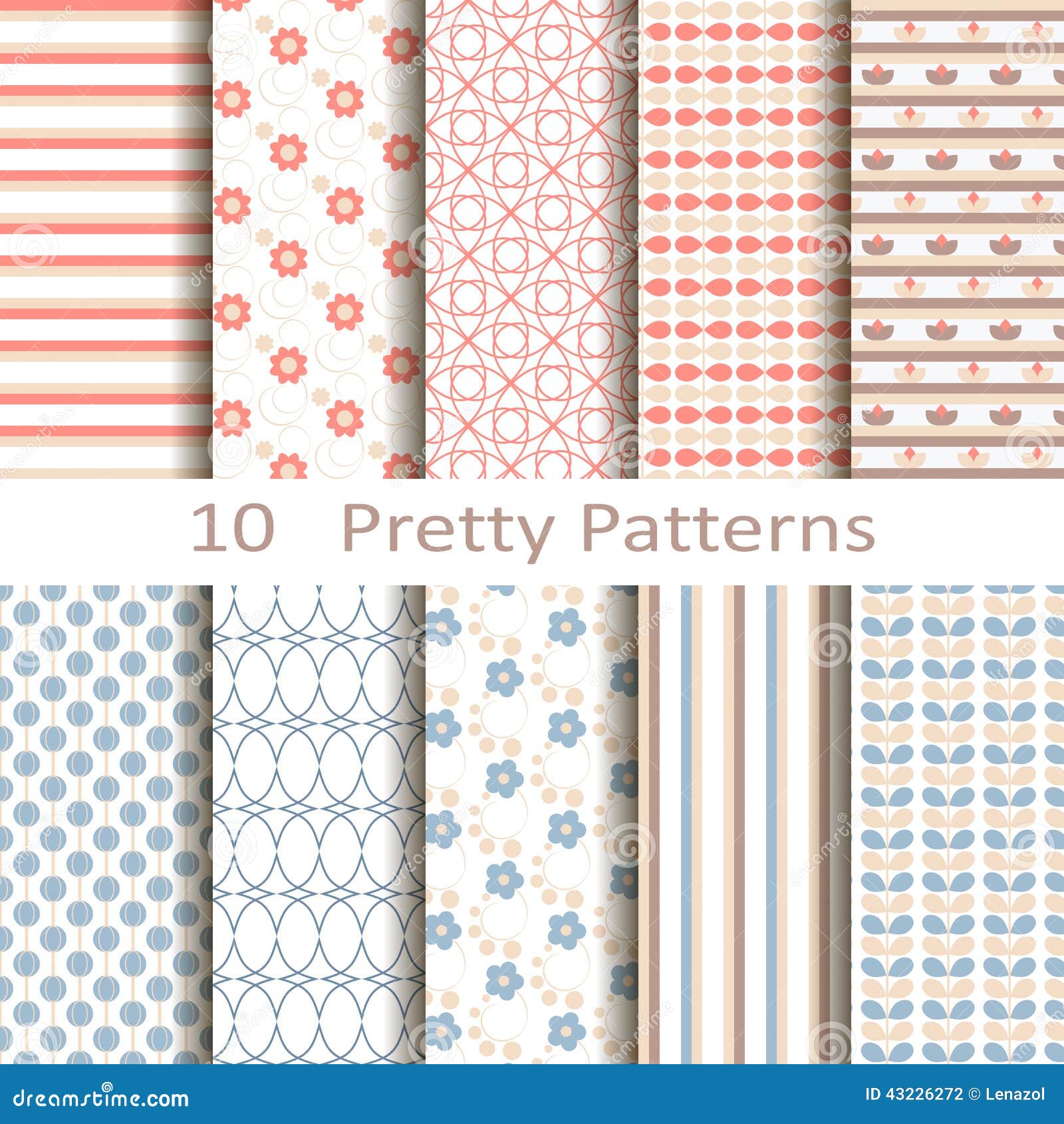 Pretty Patterns Royalty-Free Stock Image | CartoonDealer.com #121950538