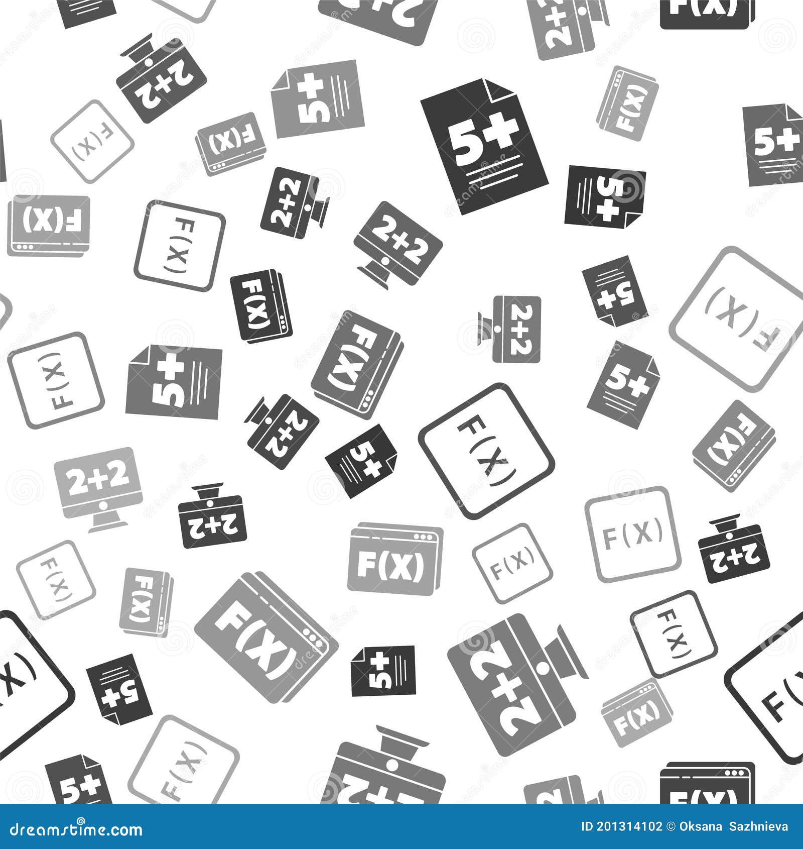 Set Test or Exam Sheet, Equation Solution, Function Mathematical Symbol ...