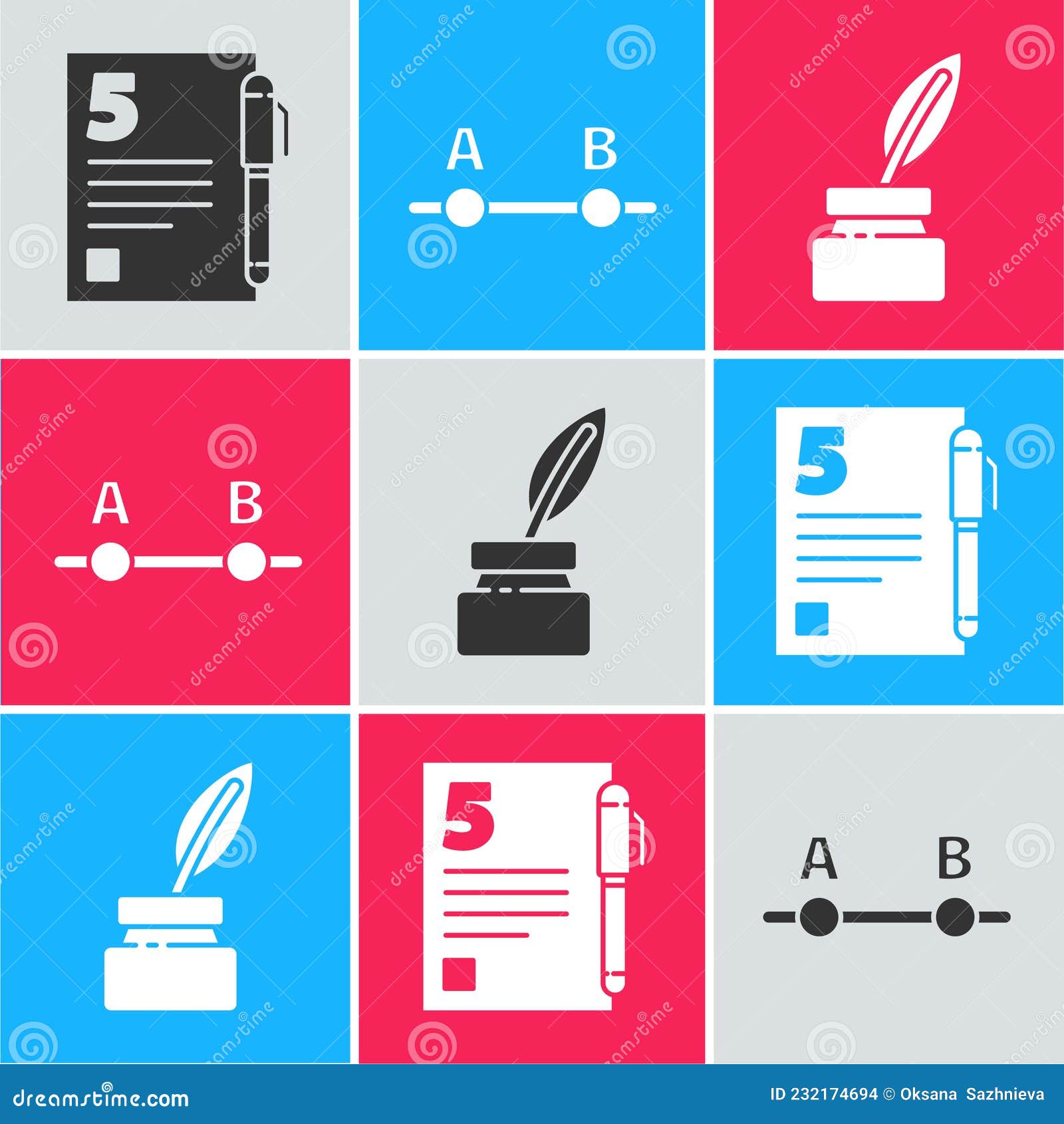 Eye Exam Chart Linear Icon Cartoon Vector | CartoonDealer.com #197158639