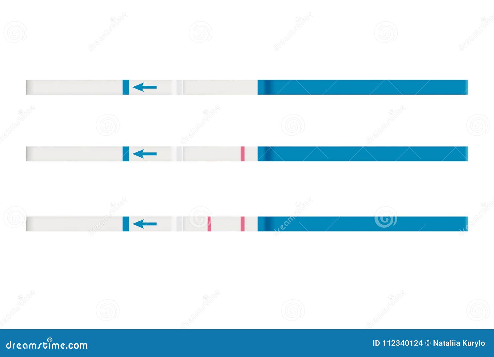 Set Tests for Pregnancy, Positive, Negative. Stock Vector ...