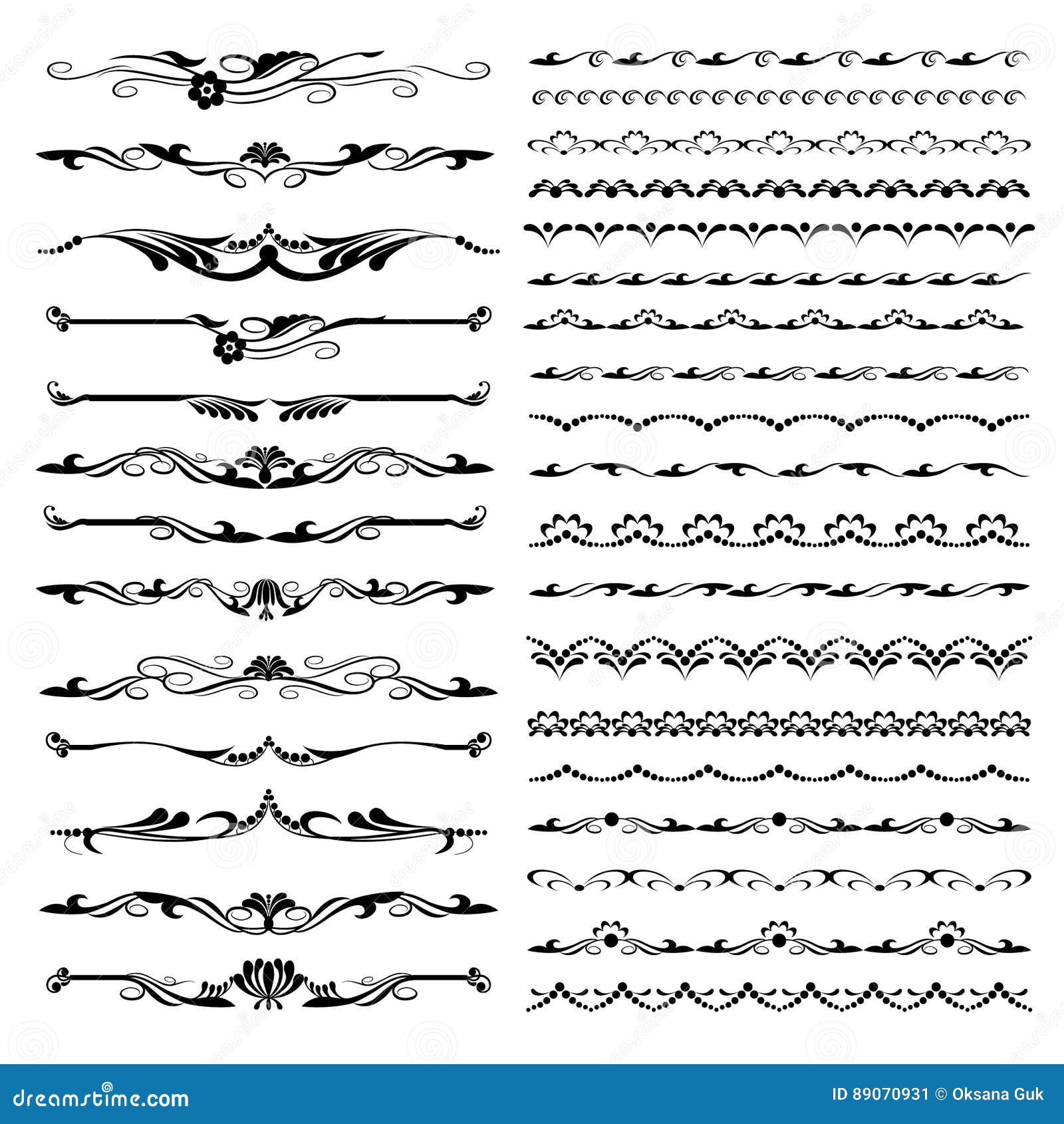 Text Delimiters For Your Projects. Vector Illustration | CartoonDealer ...