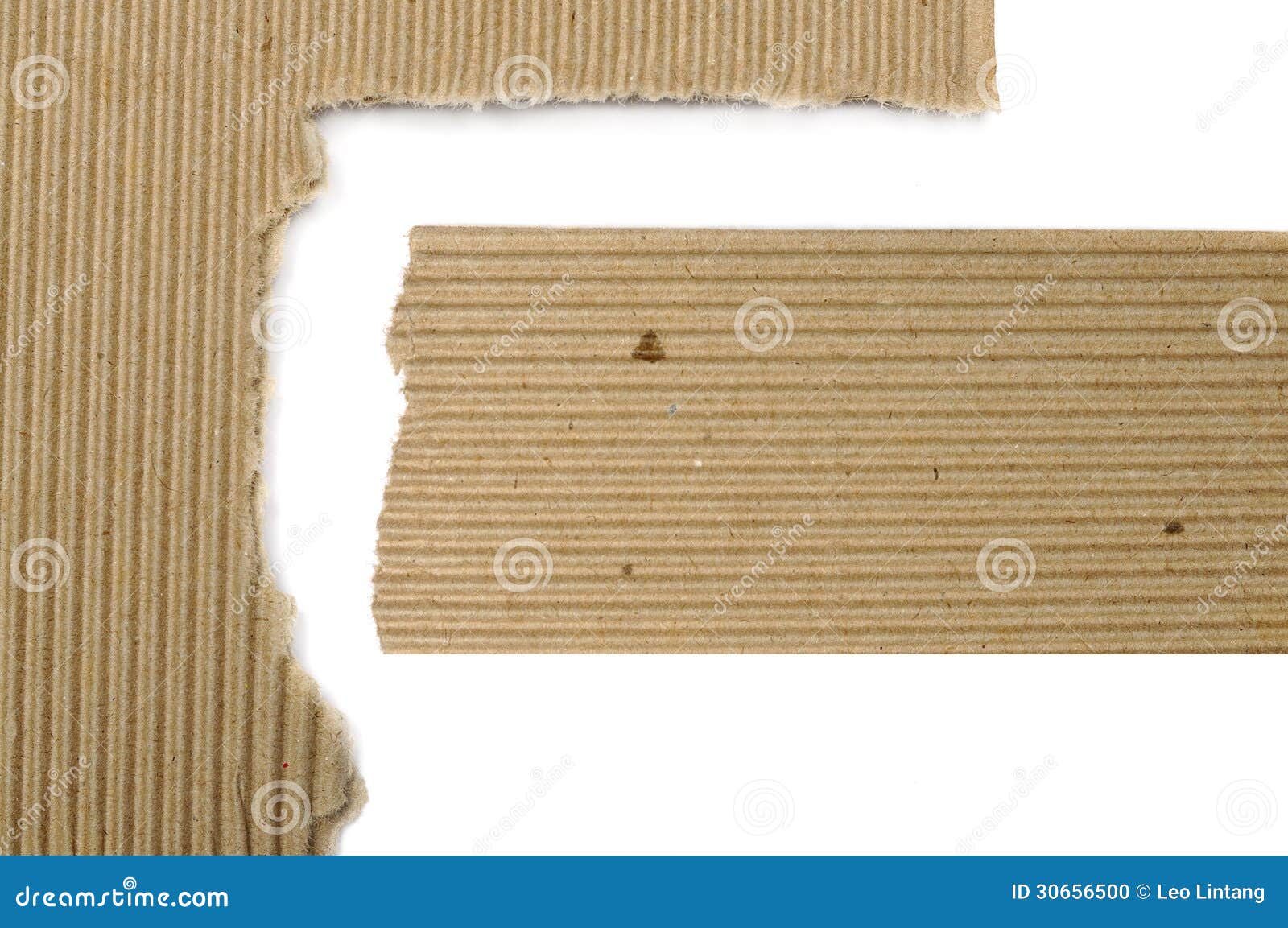 Set of Textured Cardboard with Torn Edges Stock Photo - Image of piece ...