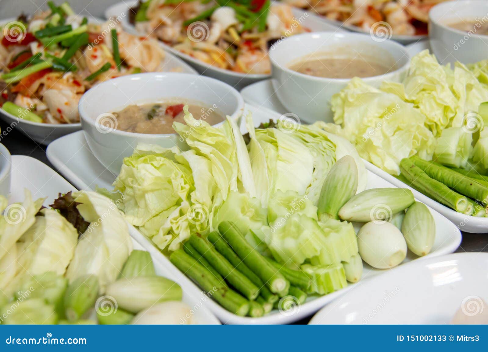 Set Thai Food for Lunch and Dinner Stock Image - Image of tradition ...