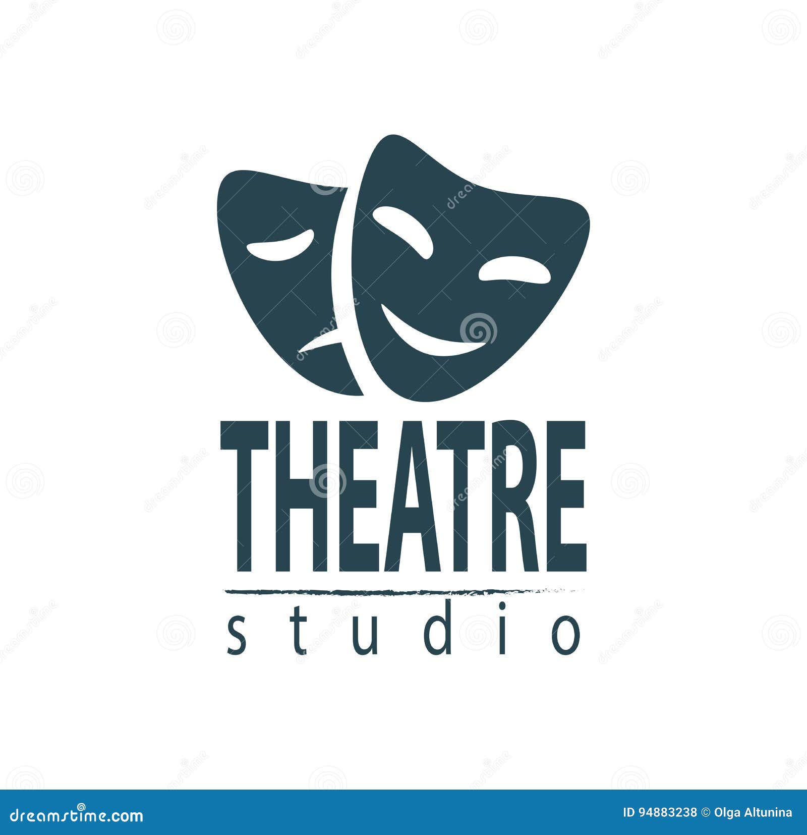 Set of Theater Studio Logo Design Stock Vector - Illustration of ...