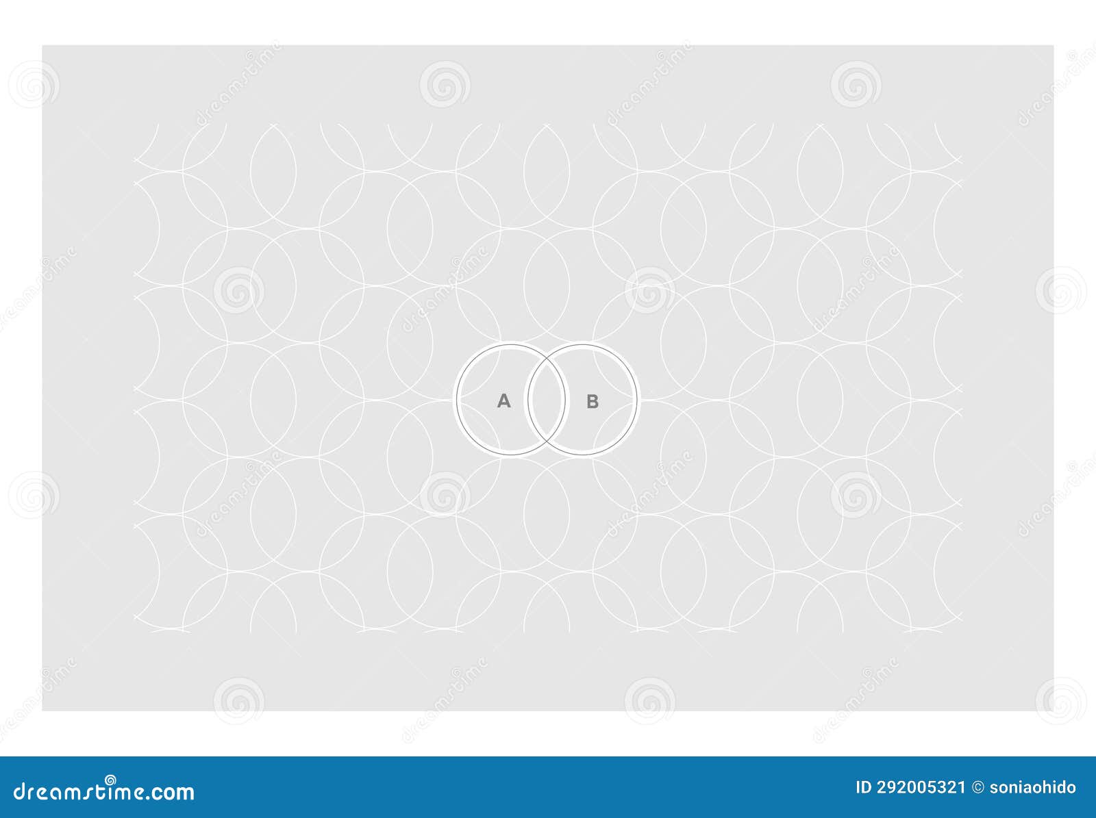 Set theory pattern stock illustration. Illustration of center - 292005321