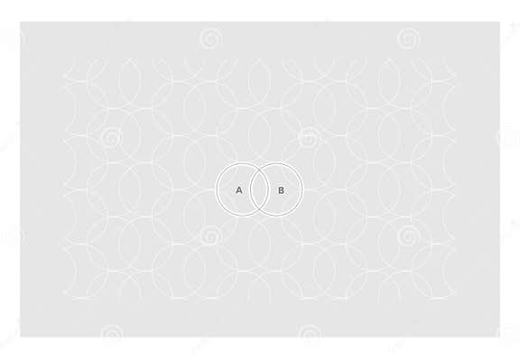 Set theory pattern stock illustration. Illustration of center - 292005321