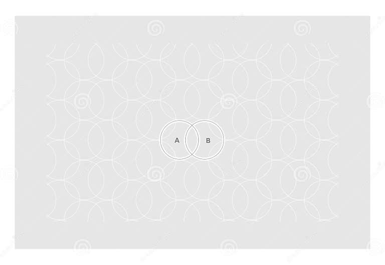 Set theory pattern stock illustration. Illustration of center - 292005321