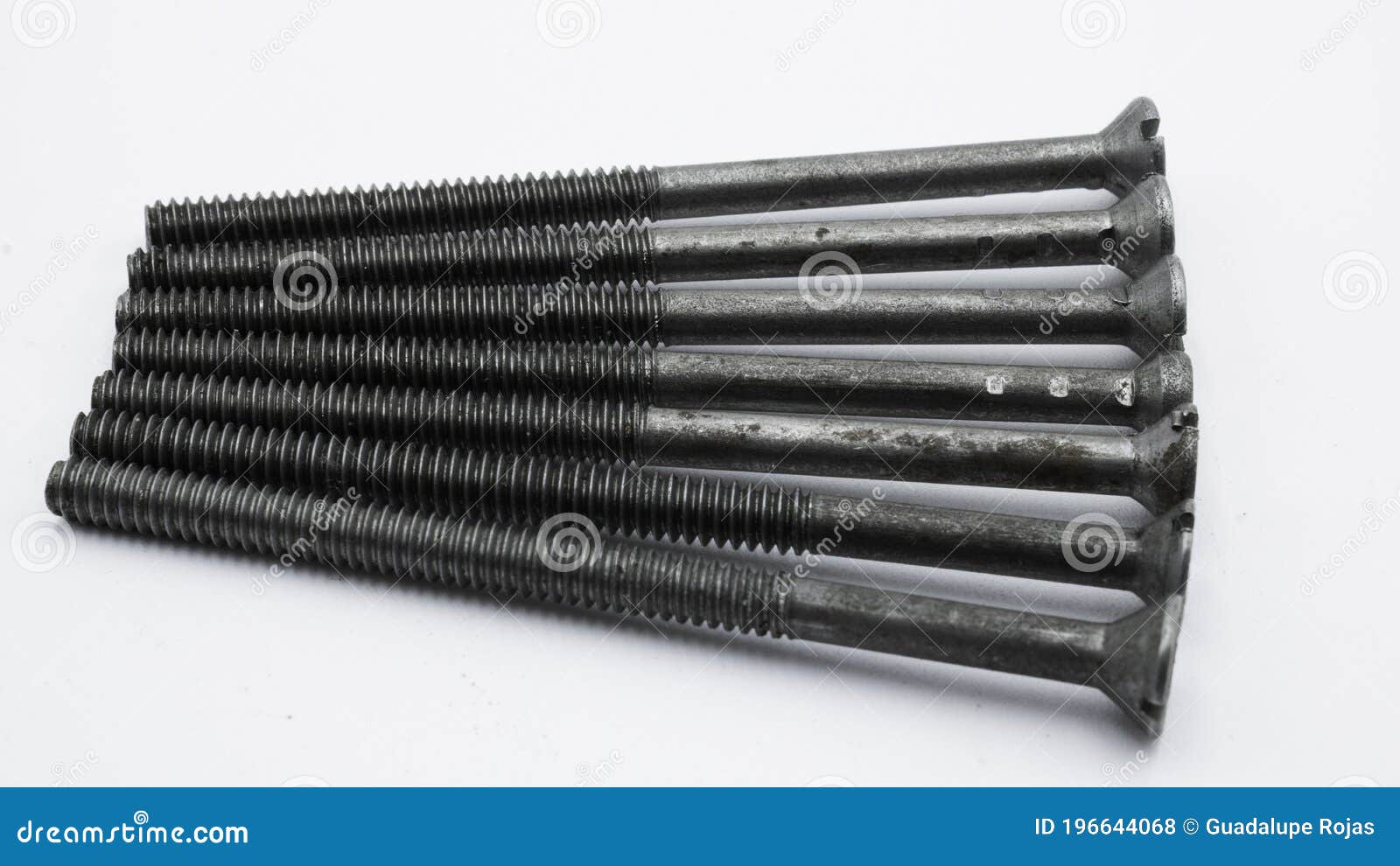 Set of Thin Screws or Flat Head Stove for Flat Screwdriver, without ...