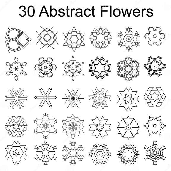 The Set of Thirty Abstract Colors. Stock Vector - Illustration of ...