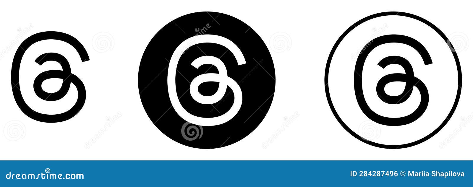 Set Of Threads Logos Vector Illustration | CartoonDealer.com #284287496