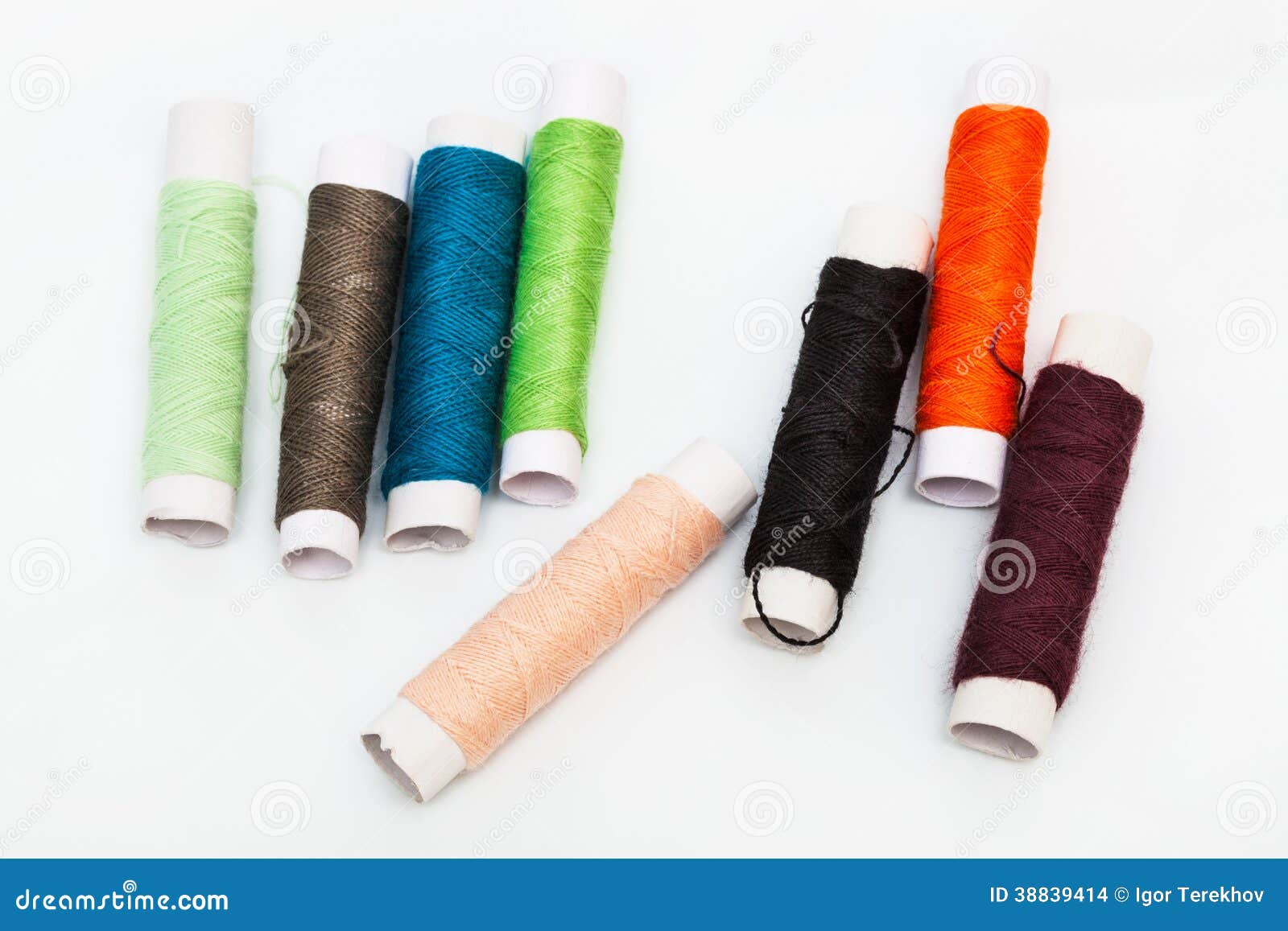 A set of threads stock photo. Image of haberdashery, sewing - 38839414
