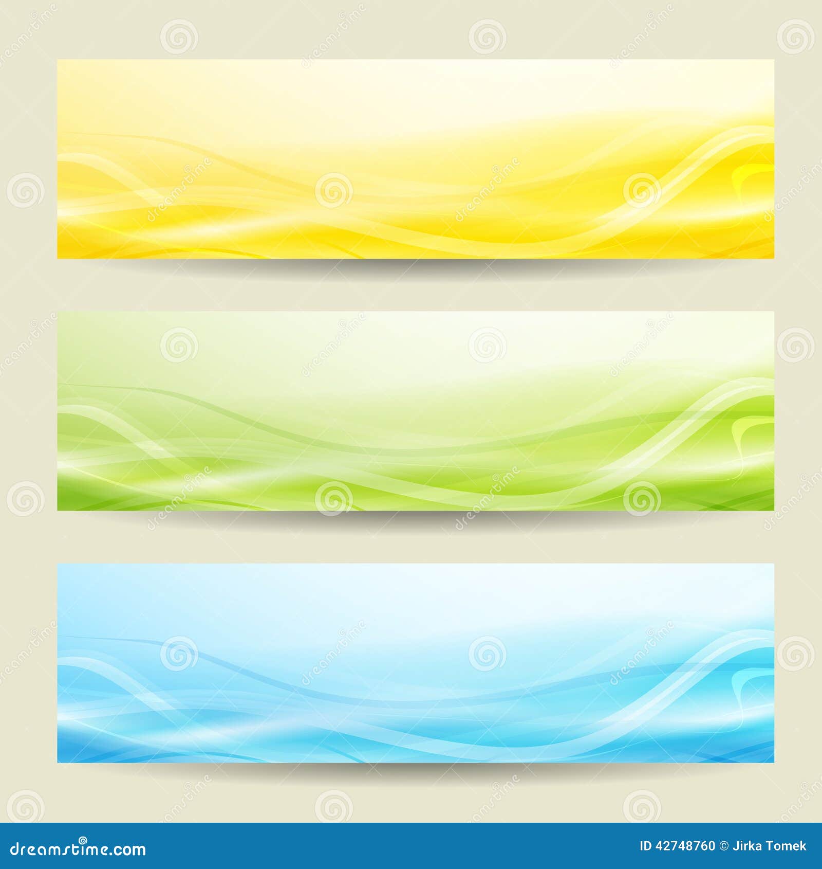 Set of Three Abstract Banners Stock Vector - Illustration of frame ...