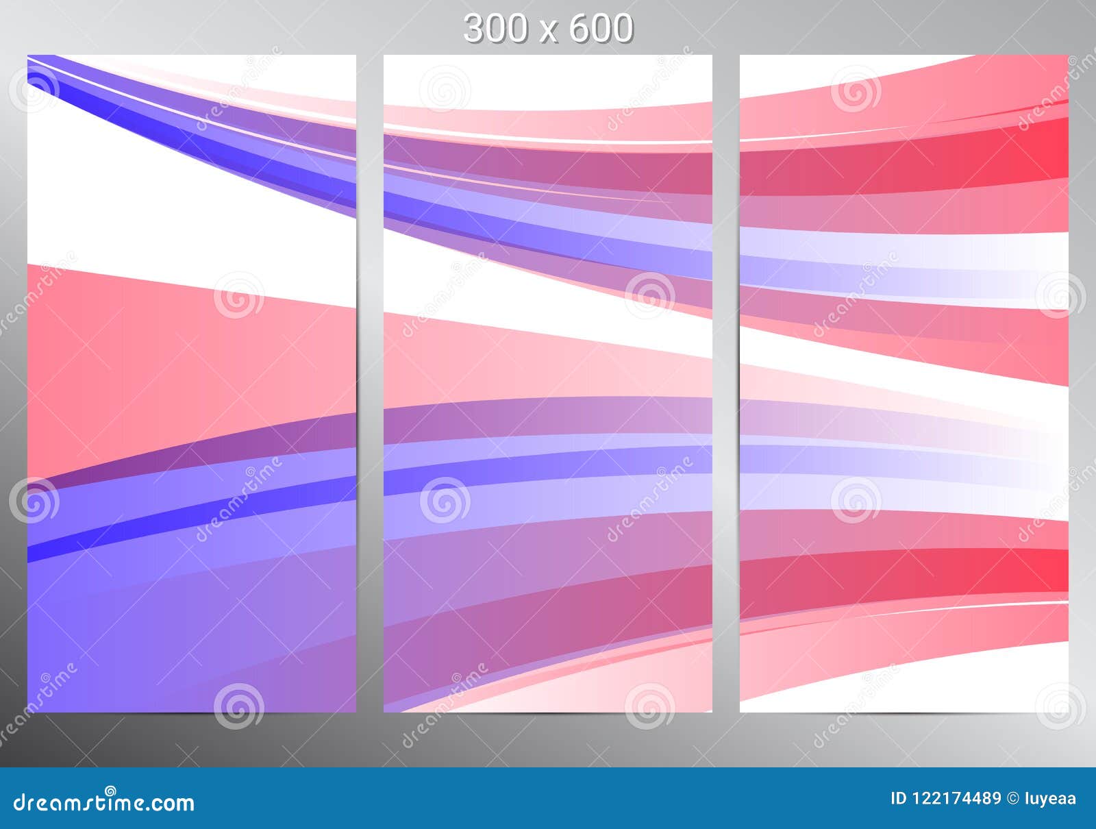 Set of Three Banners. Vector Illustration Stock Vector - Illustration ...