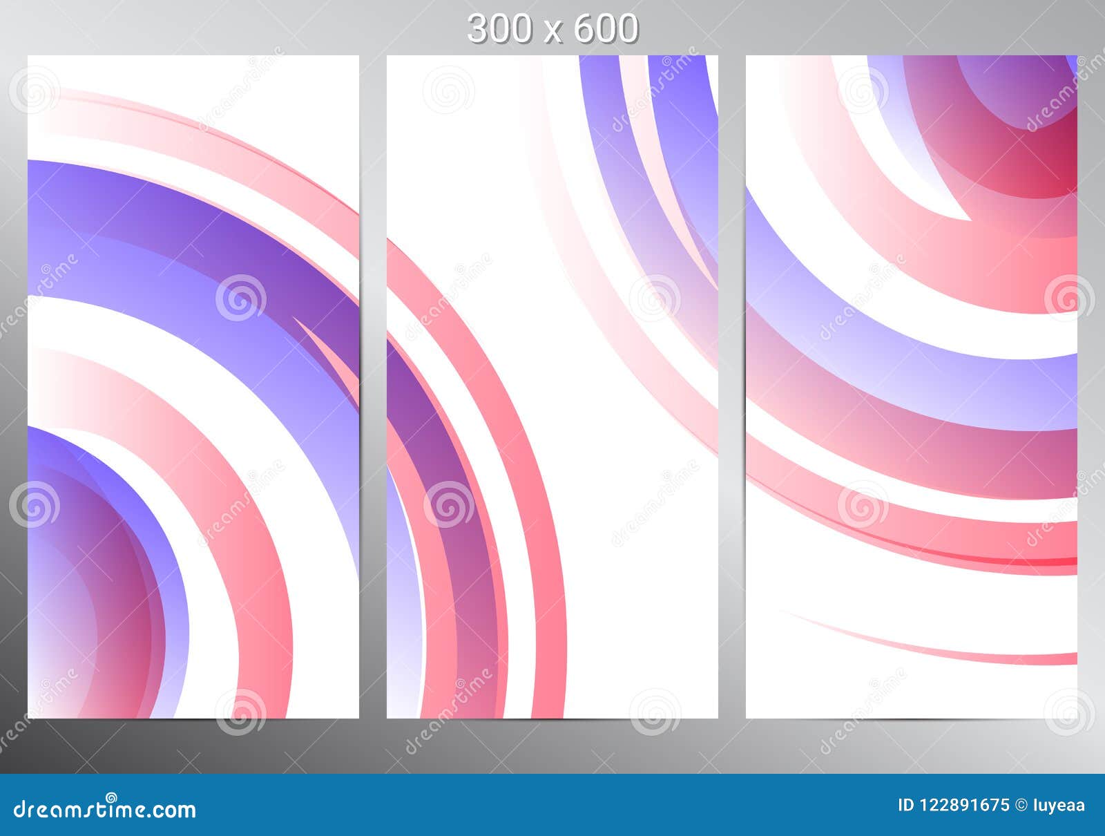 Set of Three Banners. Vector Illustration Stock Vector - Illustration ...