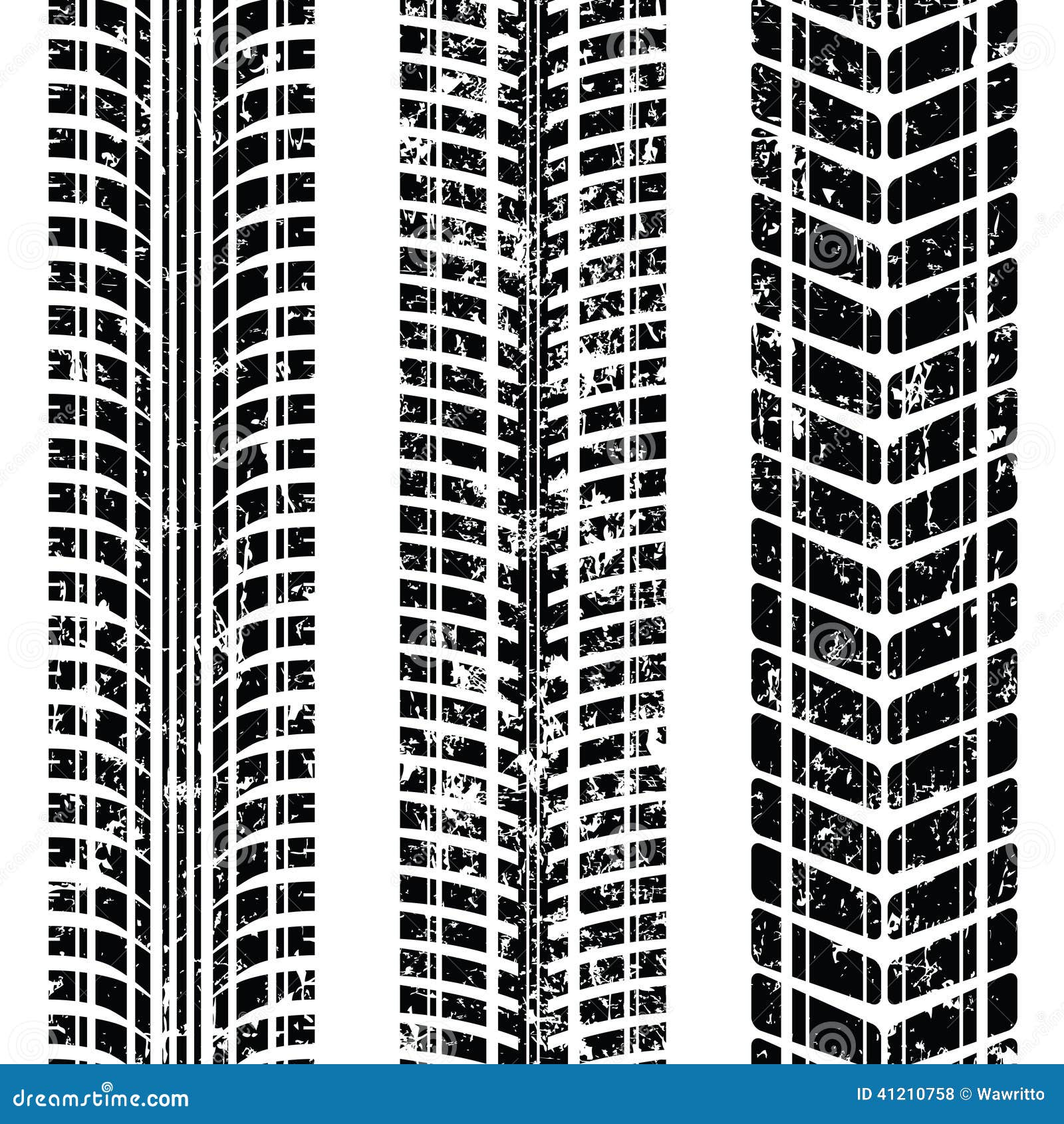 Set Of Tire Mark Cartoon Icon Design Template With Various Models ...