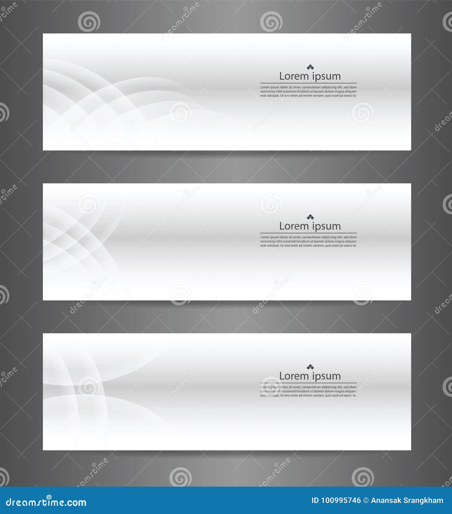 Set Three Colorful Abstract Modern Banner Texture. Vector Banner Stock ...