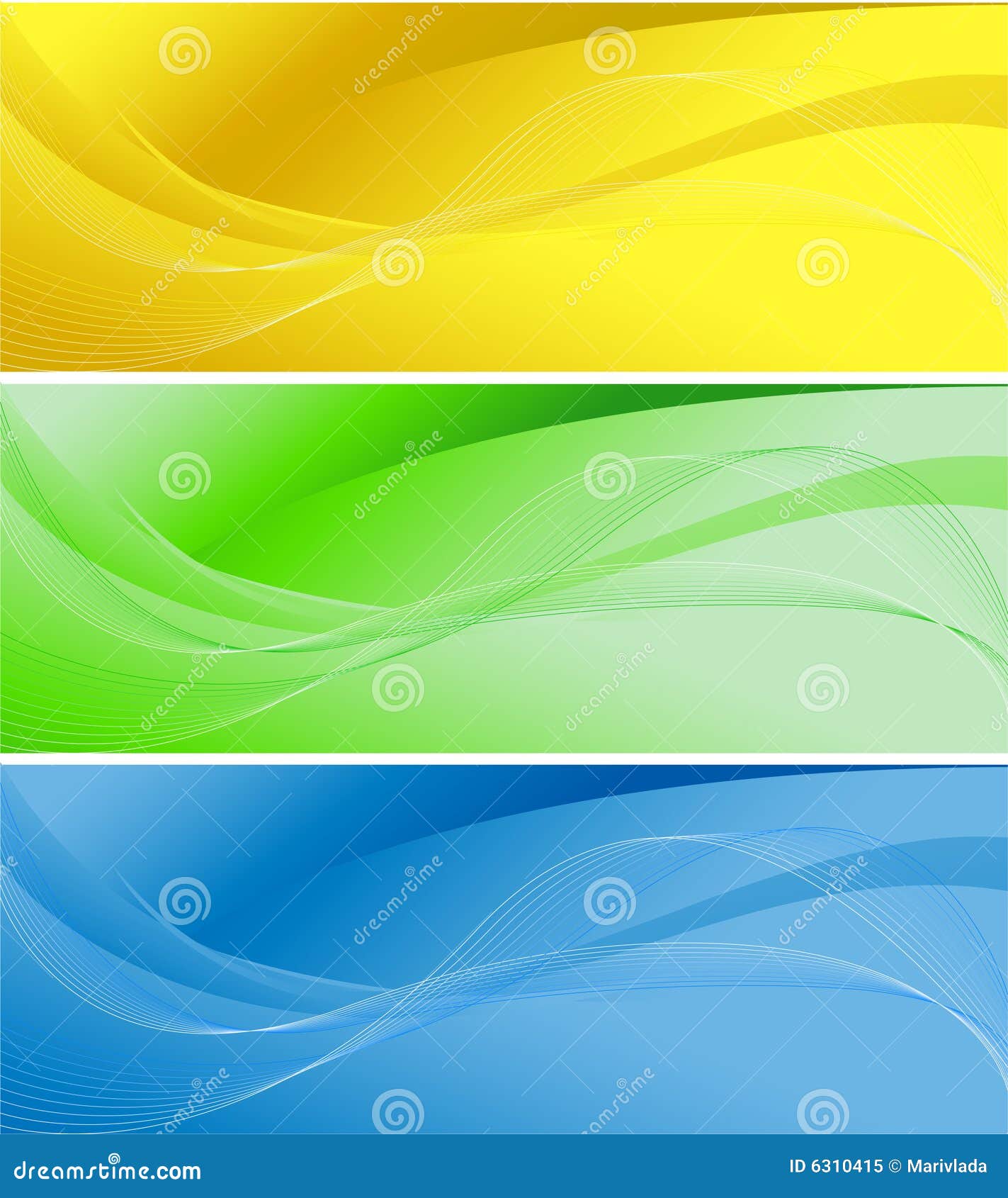 Set of Three Colorful Banners Stock Vector - Illustration of design ...