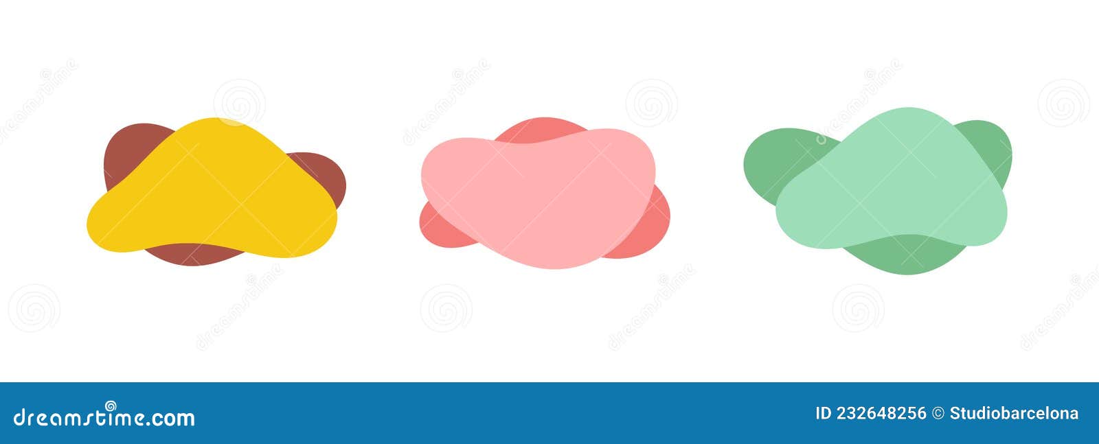 Three Colors Logo Cartoon Vector | CartoonDealer.com #17718185