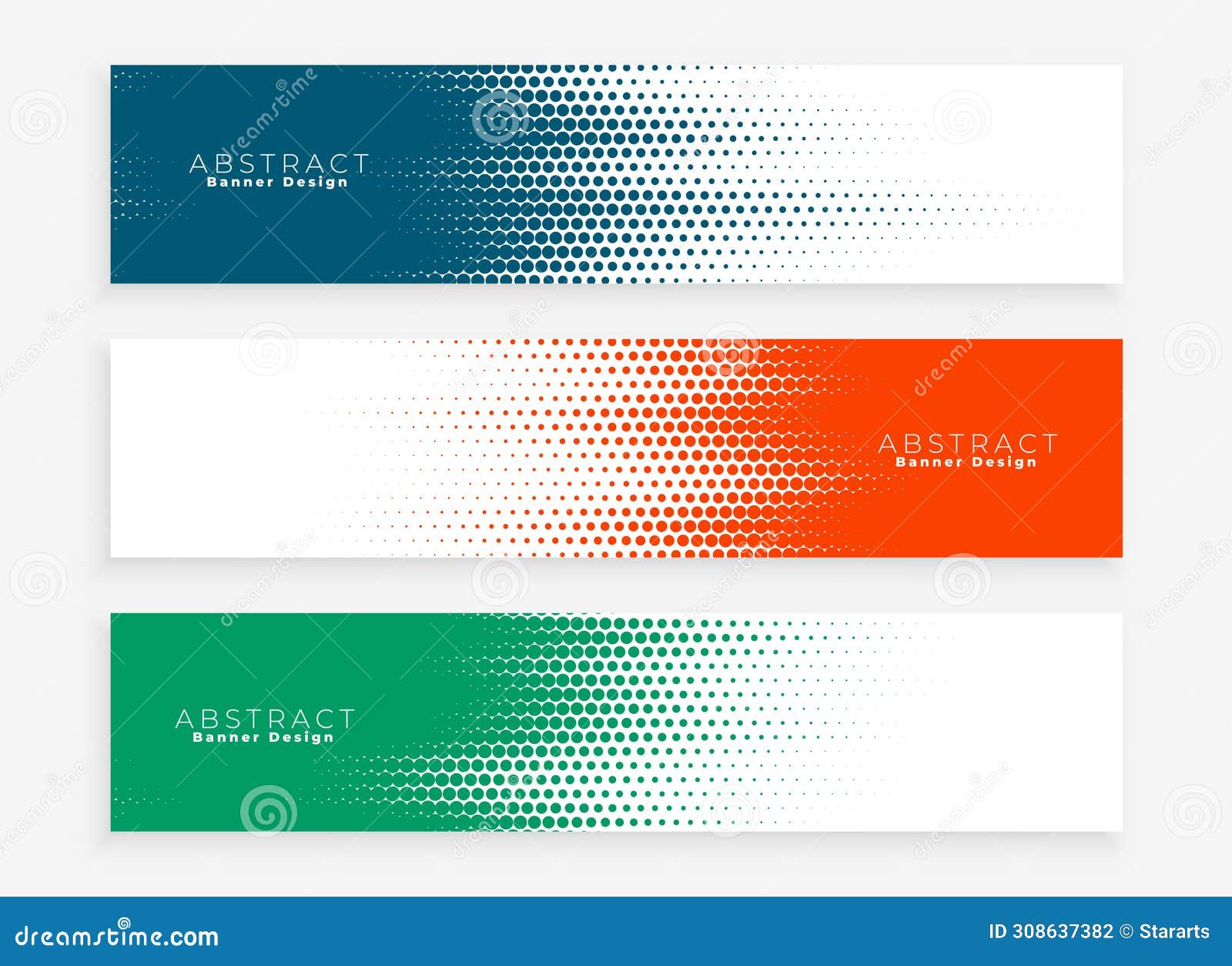 Set of Three Corporate Web Backdrop Template for Website Presentation ...