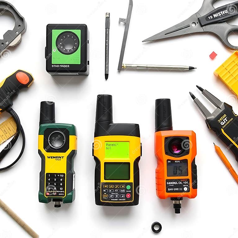 A Set of Three Different Stud Finders Ranging from Digital To ...