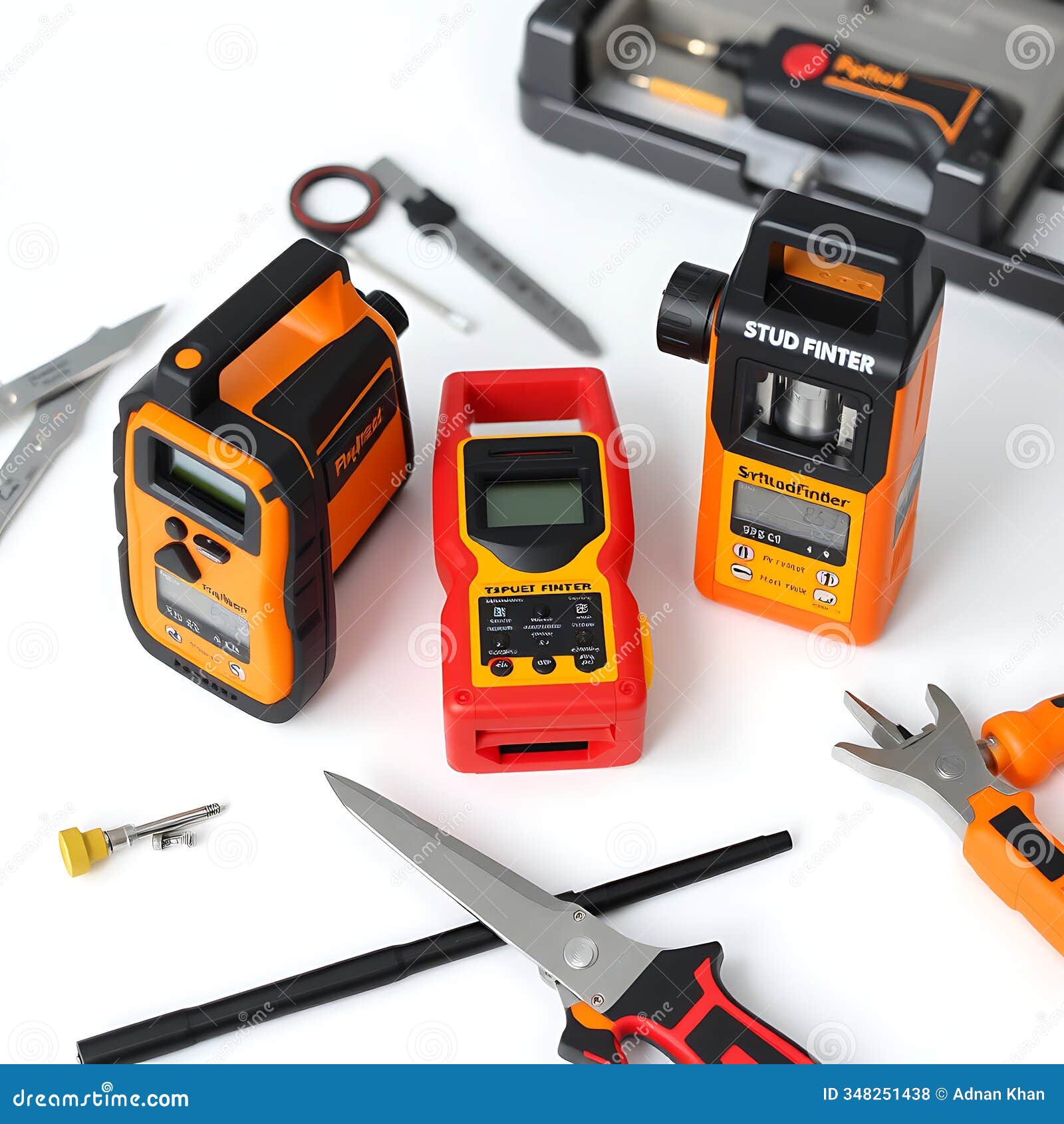 A Set of Three Different Stud Finders Ranging from Digital To ...