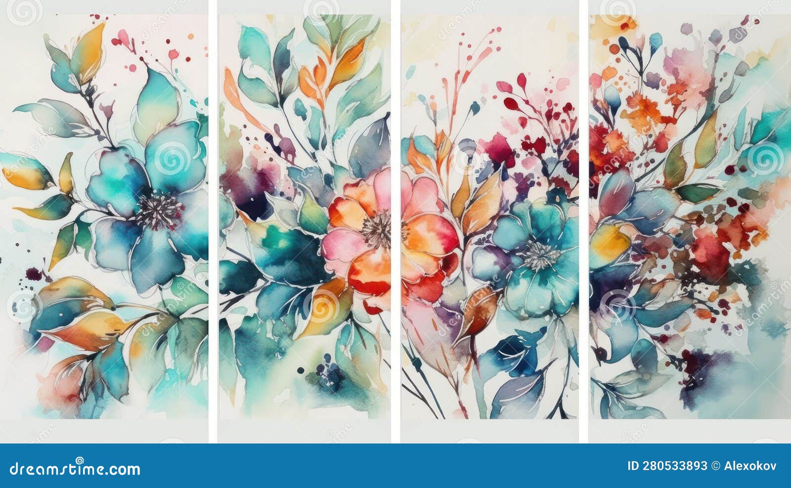 A Set of Three Images for Creative Projects . Stock Illustration ...