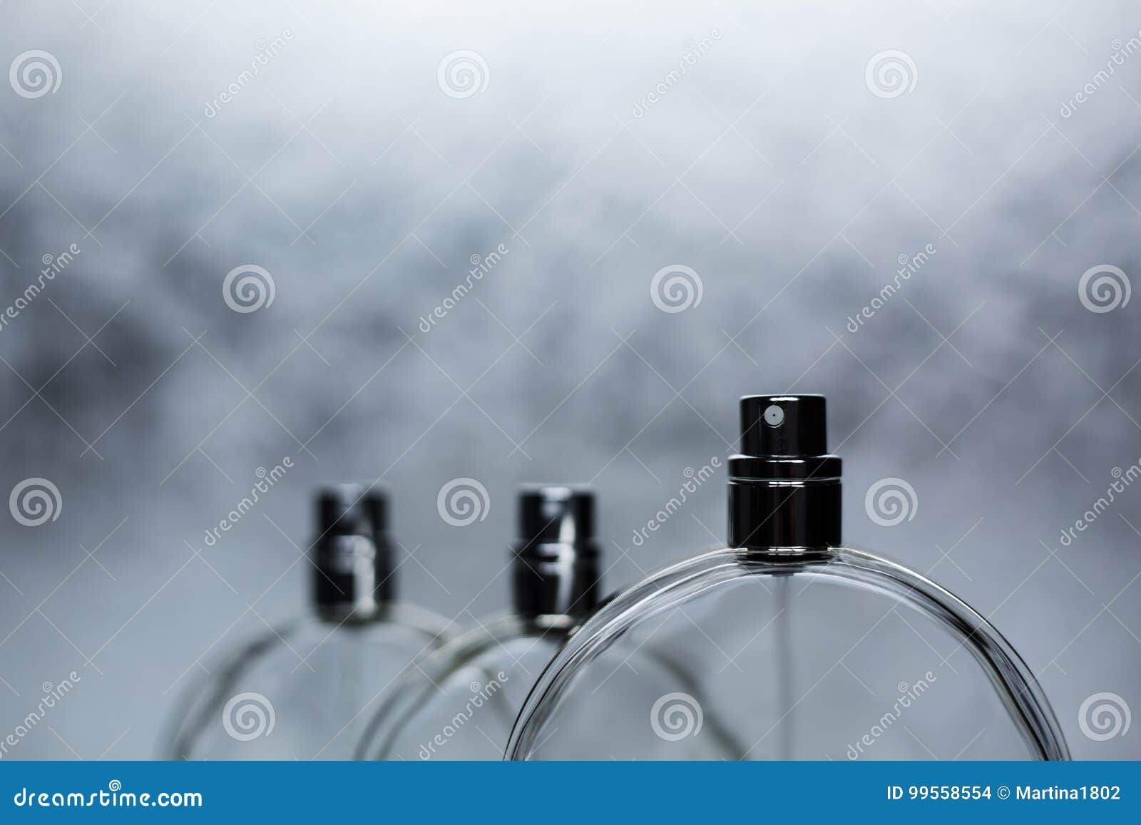 Set of Three Perfume Bottle Stock Photo - Image of accessory, cosmetics ...