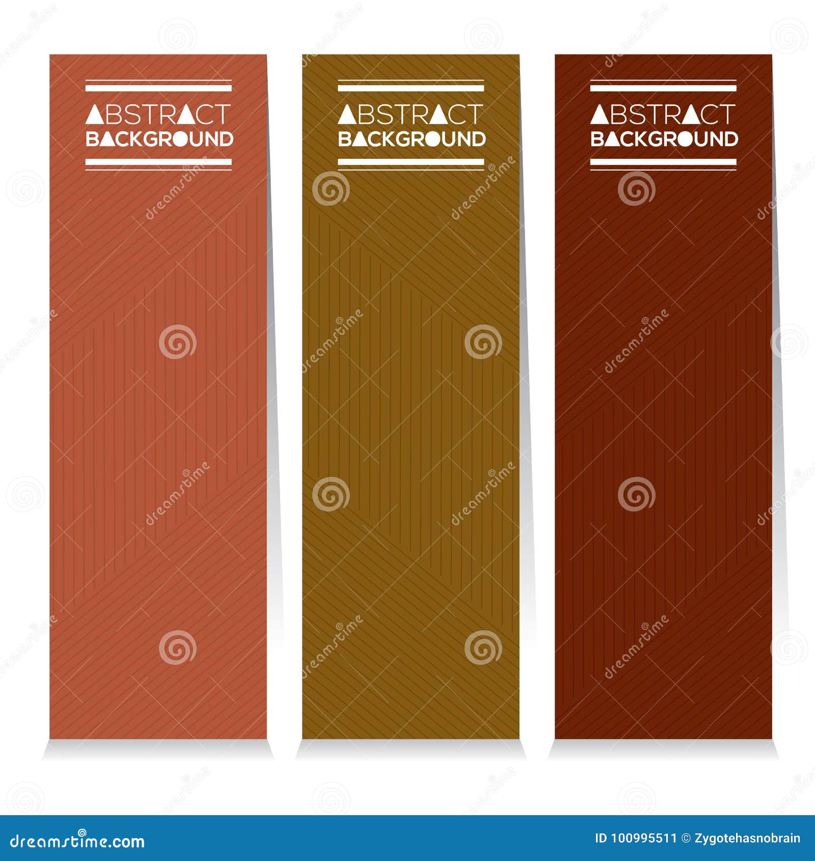 Set of Three Simple and Clean Graphic Pattern Vertical Banners Stock ...