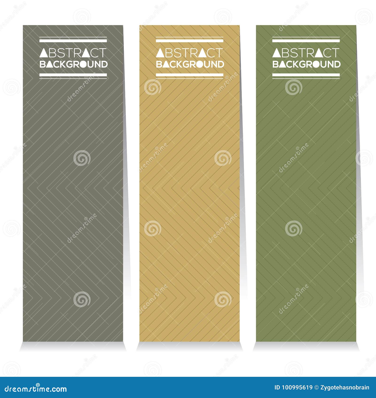 Set of Three Simple and Clean Graphic Pattern Vertical Banners Stock ...