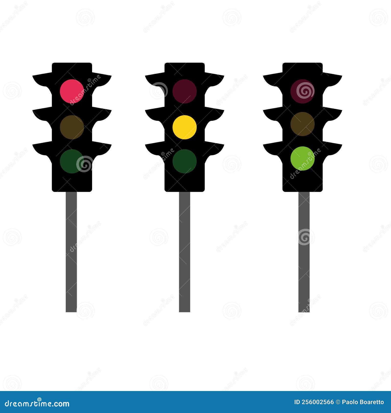 Set of Three Traffic Lights Vector Stock Vector - Illustration of pause ... Set of Three Traffic Lights Vector Stock Vector - Illustration of pause ...