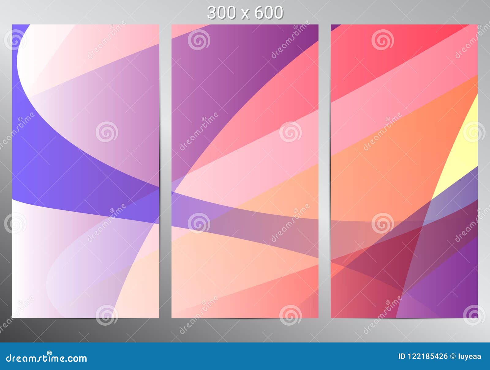 Set of Three Banners. Vector Illustration Stock Vector - Illustration ...
