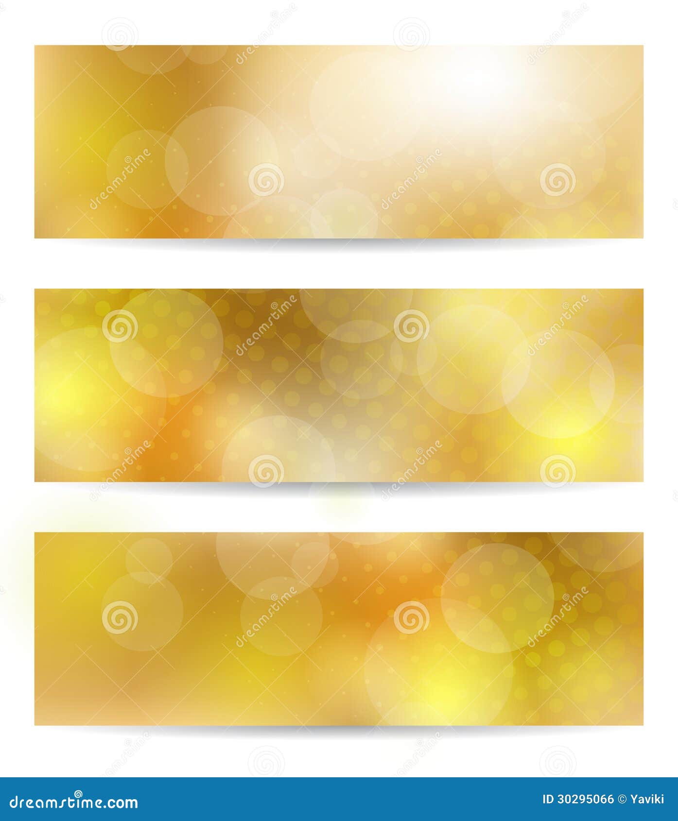 Yellow banner set stock vector. Illustration of grass - 30295066