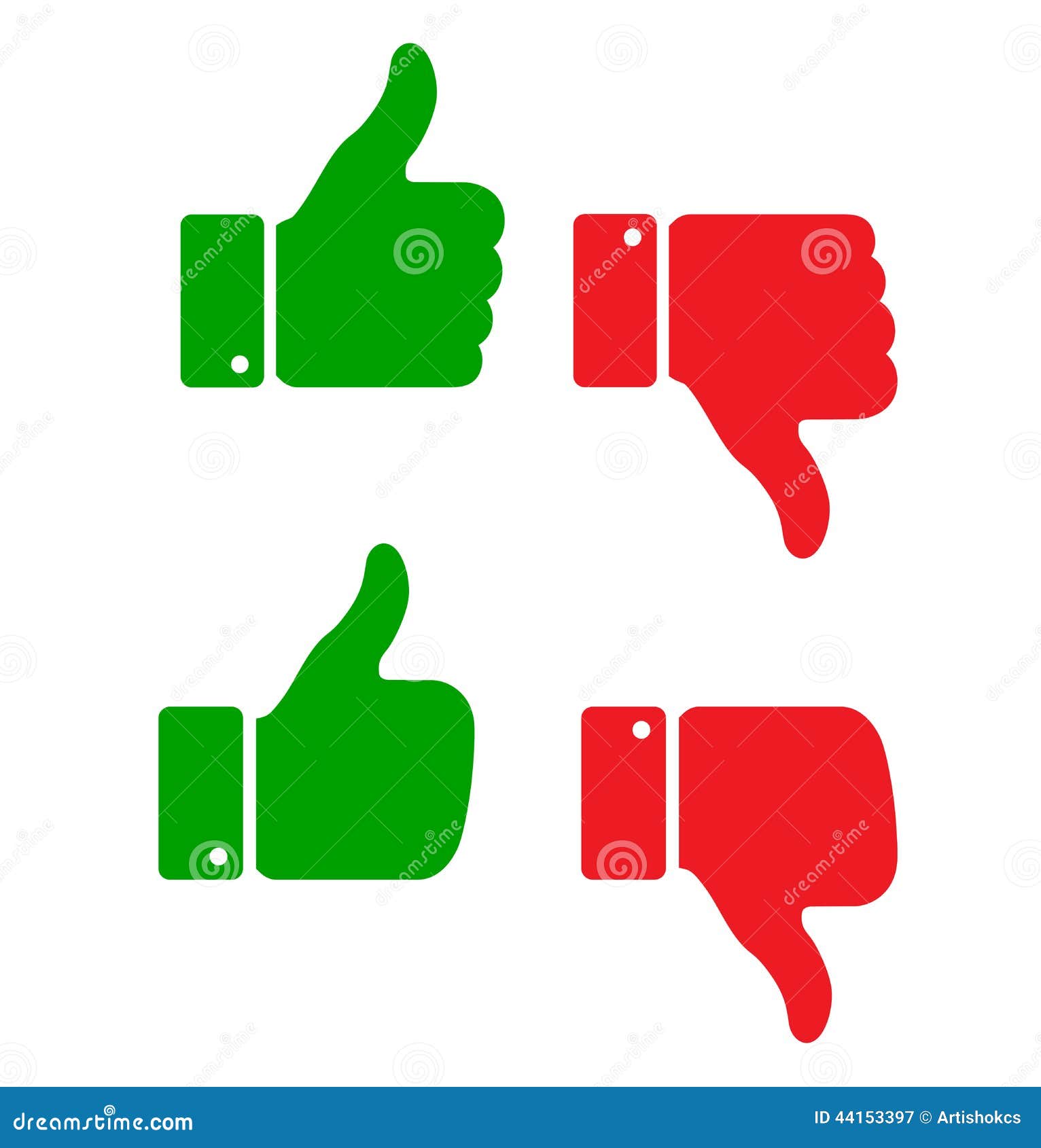 Set of thumb up icons stock vector. Illustration of cool - 44153397